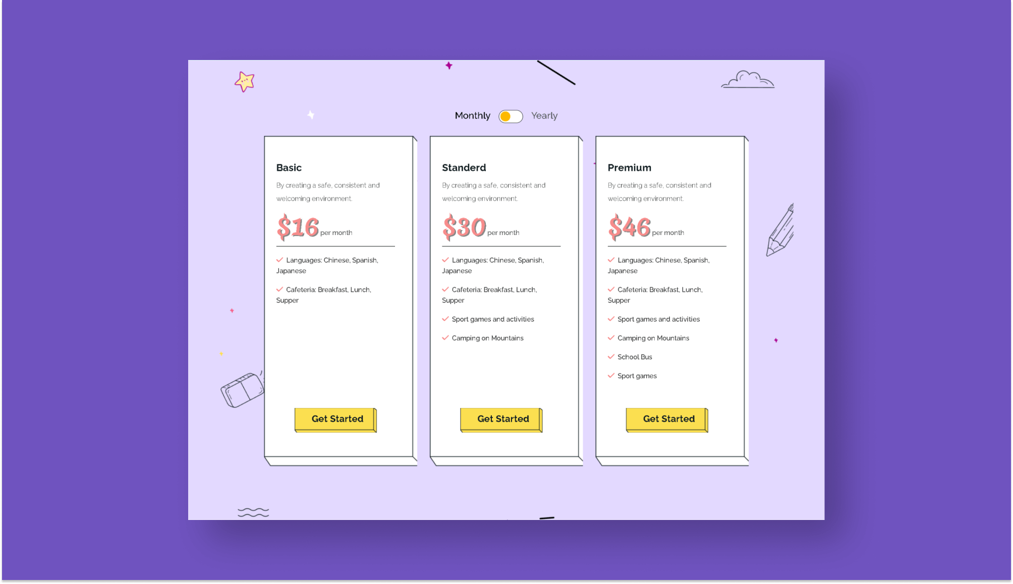 Wonderland - Kindergarten School Website Template For Gutenberg Pricing ...