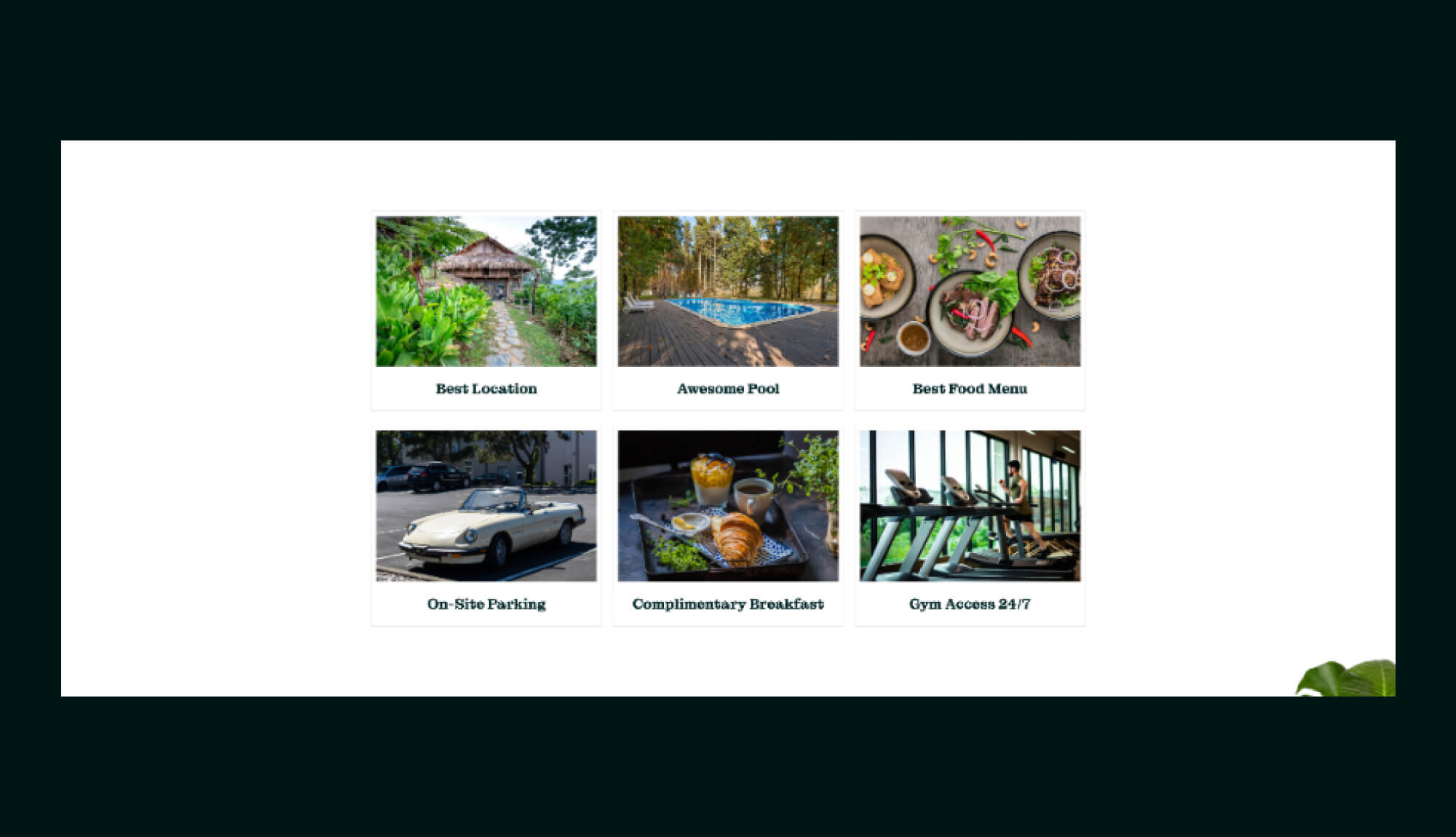 NatuRetreat - Ecotourism Template For Elementor Resort Services Section ...