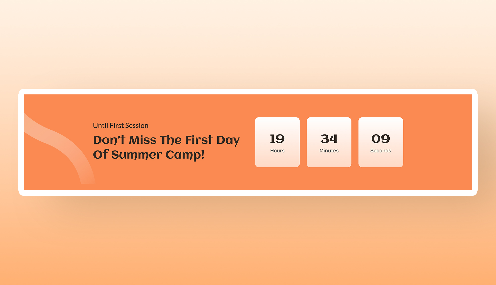SummerJoy - Summer Camp Website Template For Elementor Countdown ...