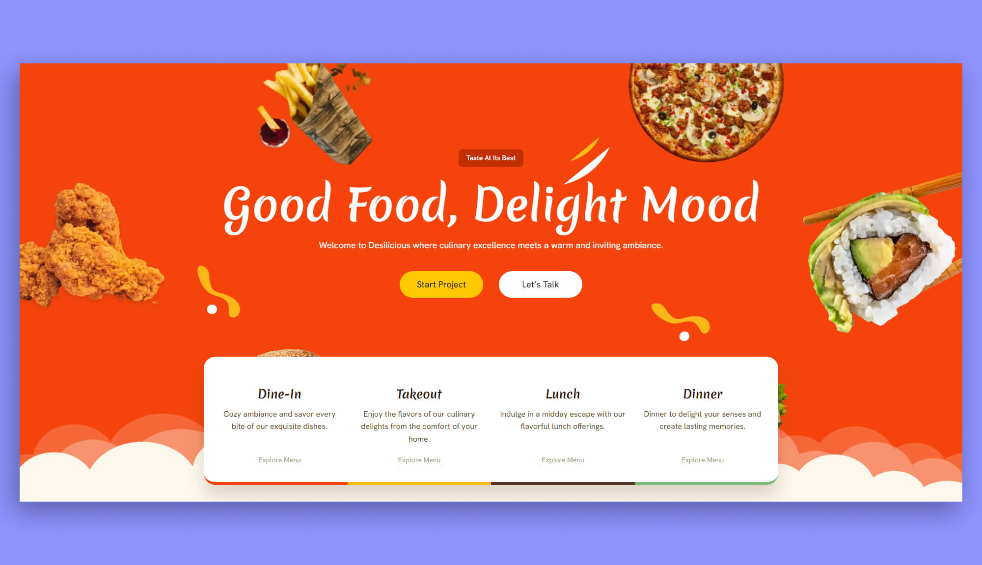 Astoria - Multipurpose Website Template for Gutenberg Restaurant Hero ...