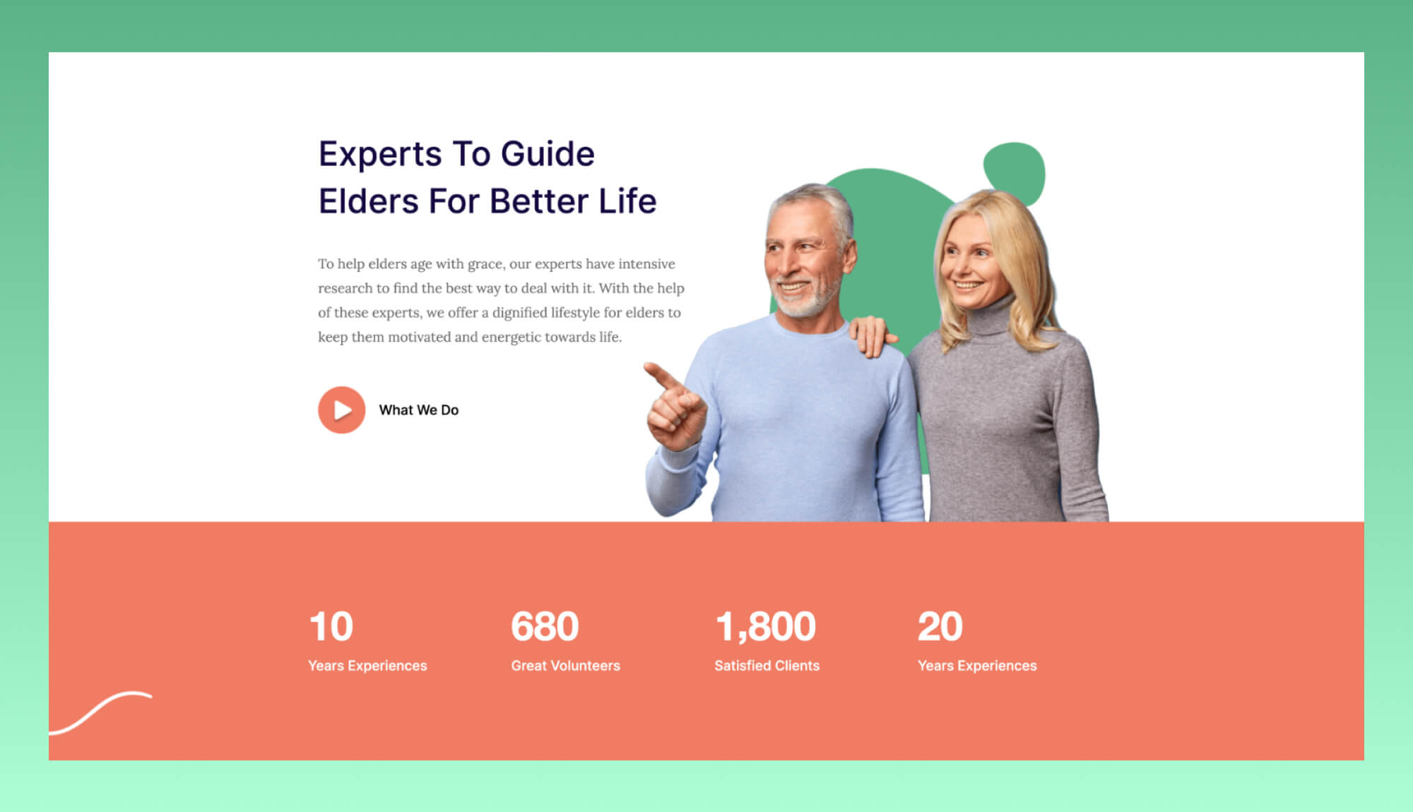 Homestead - Senior Care Service Website Template About Page ...