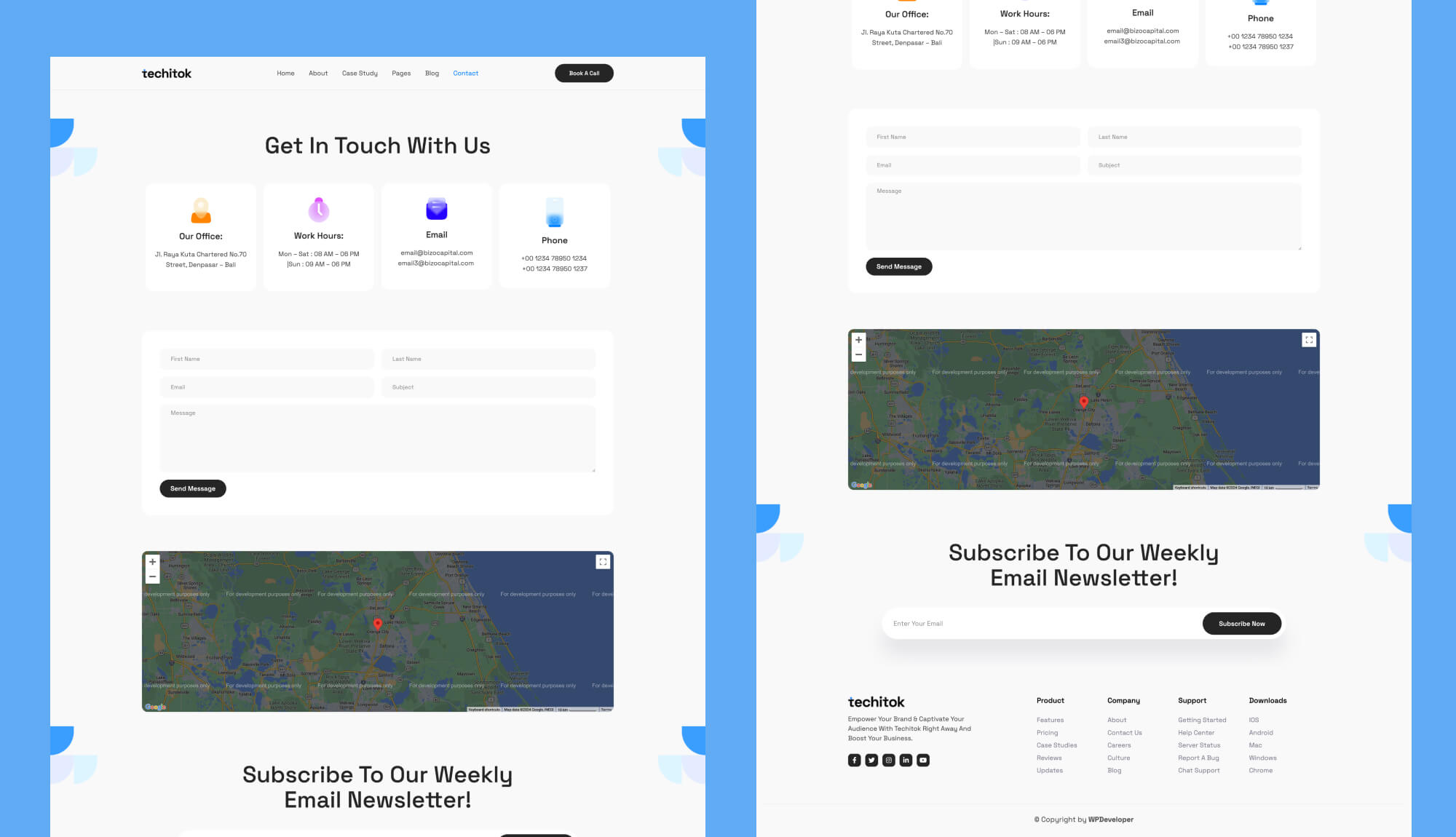 techitok - IT Solution & Business Website Template For Elementor ...