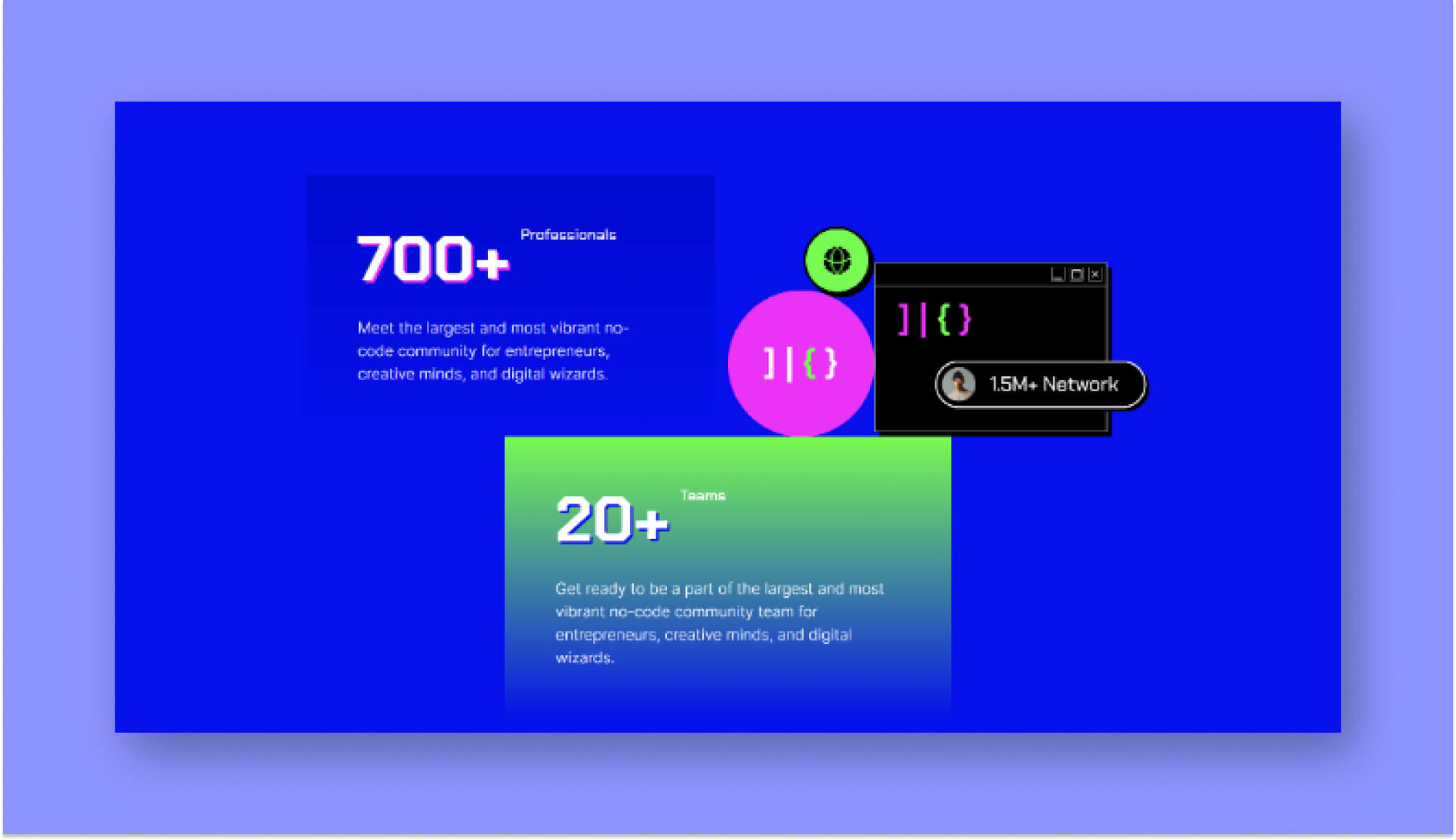 NooCodeHub - No Code Community Website Template For Gutenberg CountDown ...