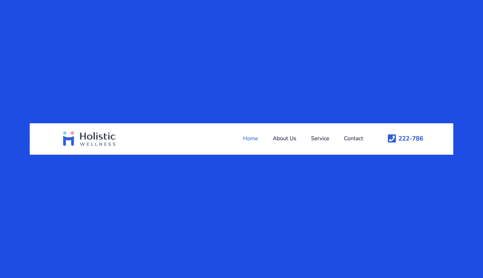 Holistic Wellness - Mental Healthcare Website Header Section | Templately