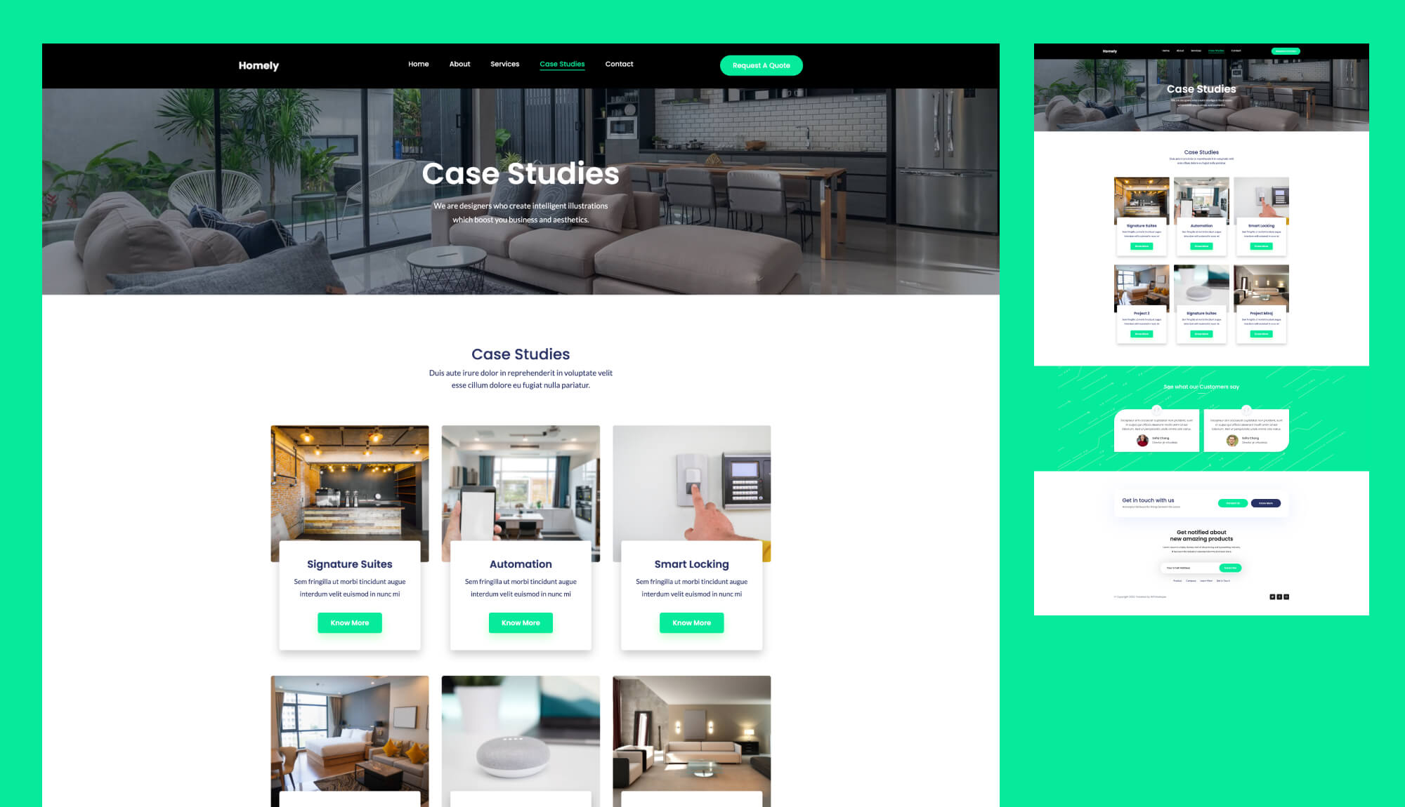 Homely - Gutenberg Home Appliance and Security Website Template Case ...