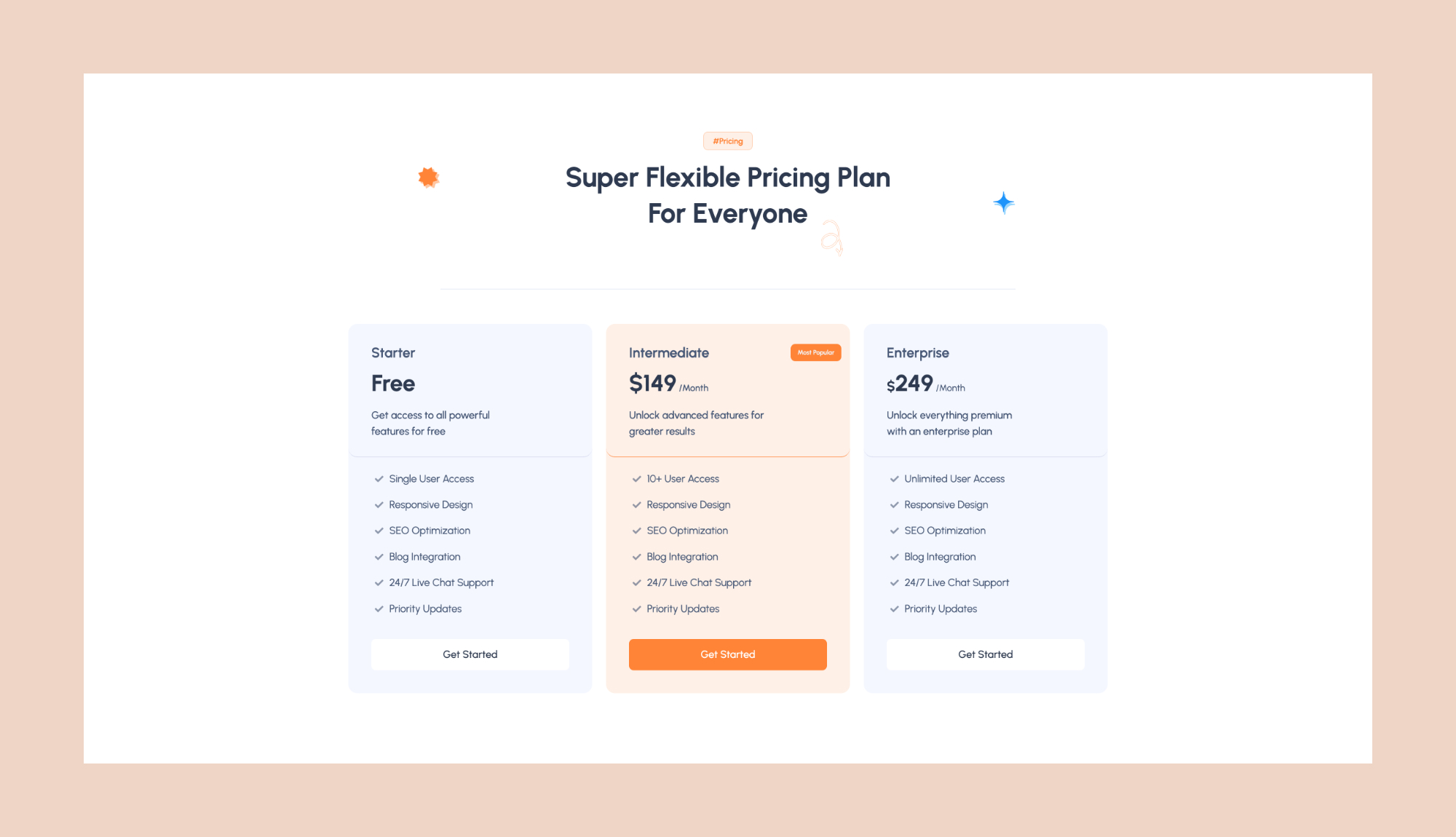 SaaStrive - SAAS Website Template For Gutenberg Toggle Pricing Section ...