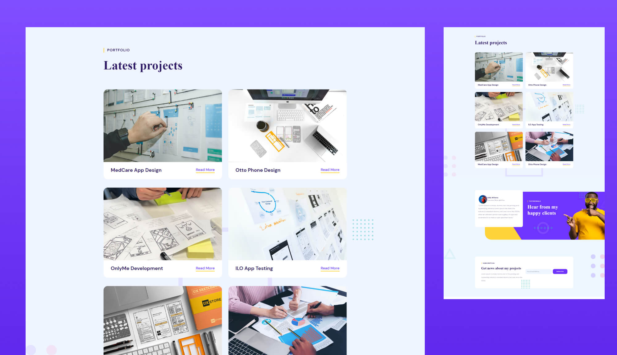 EleFolio Portfolio Template For Gutenberg Portfolio Page | Templately