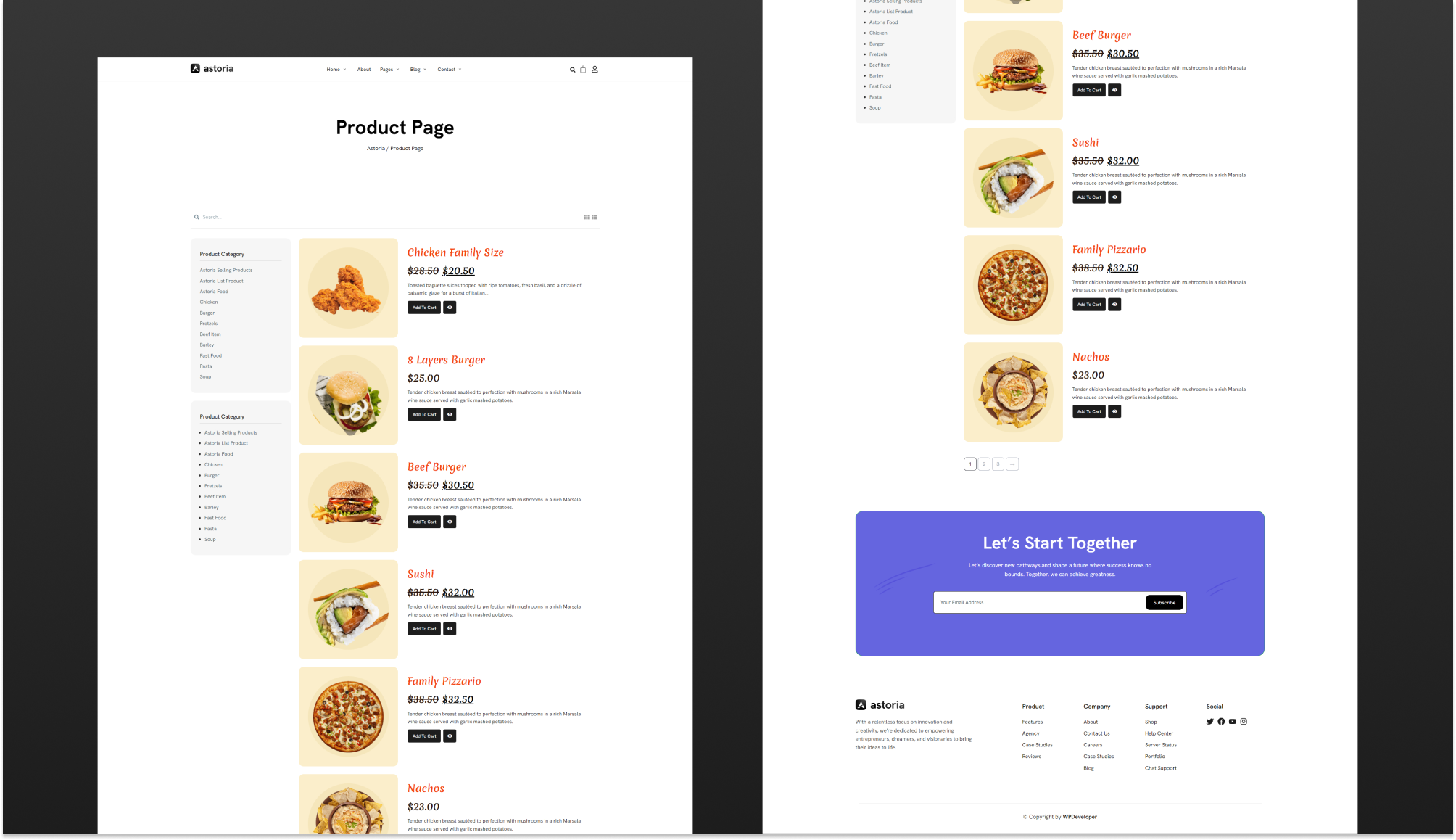 Astoria - Multipurpose Website Template for Elementor Restaurant ...