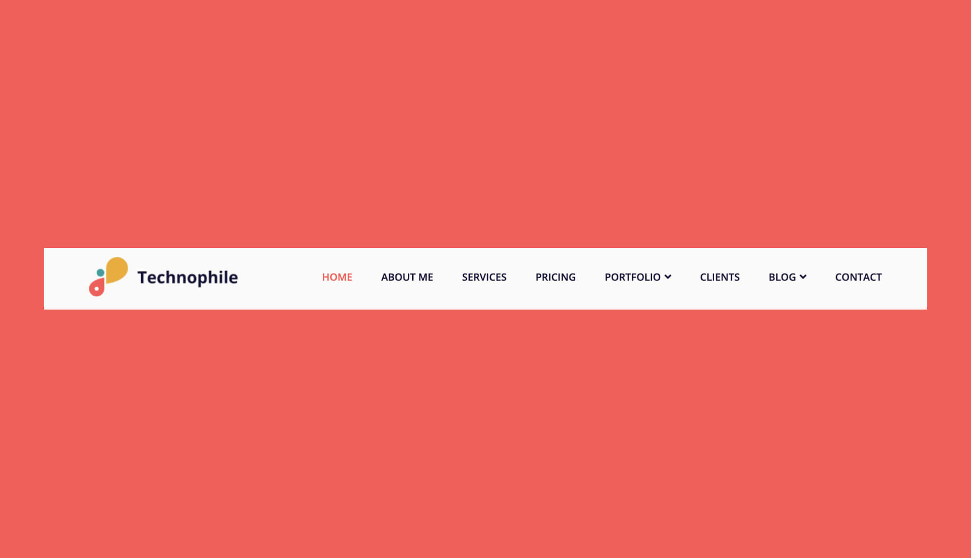 Technophile - Tech Freelancer Portfolio Template For Gutenberg Header Section | Templately