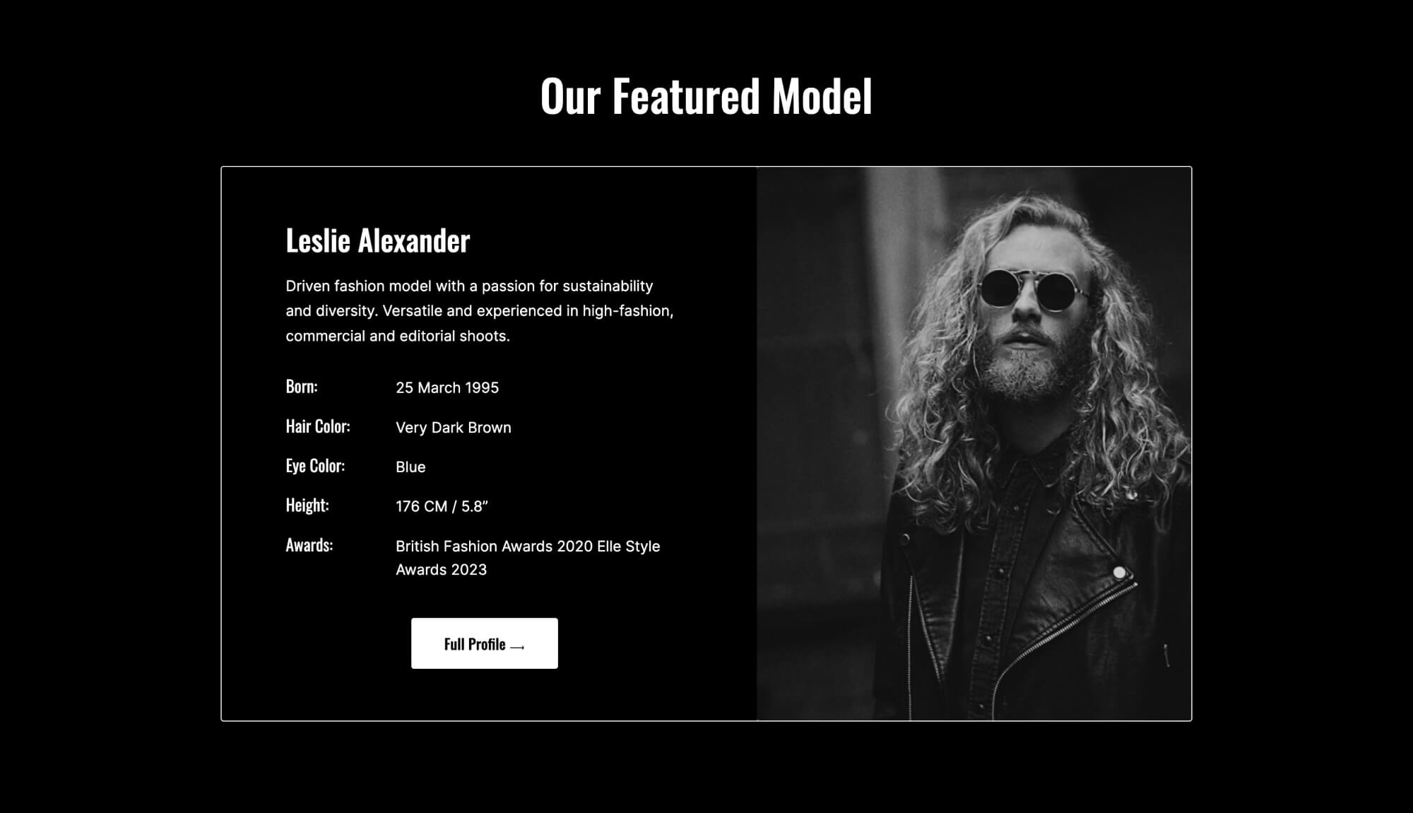 GlamWalk - Fashion Portfolio Website For Gutenberg Featured Models ...