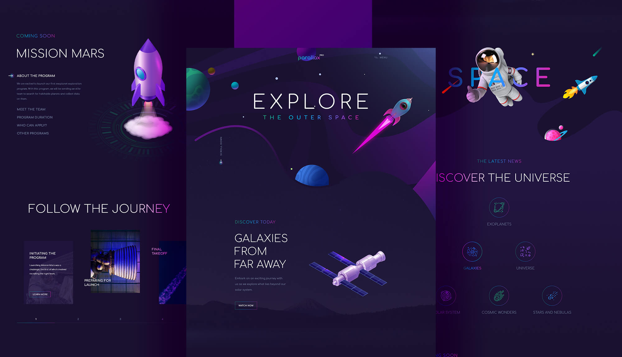 ParallaxPro - Multipurpose Website Template | Templately