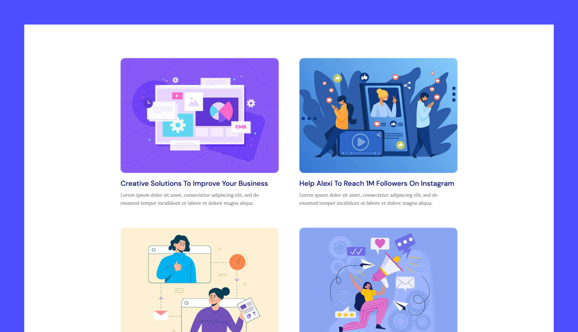 Social Hub - Influencer Marketing Agency Website Projects Section ...