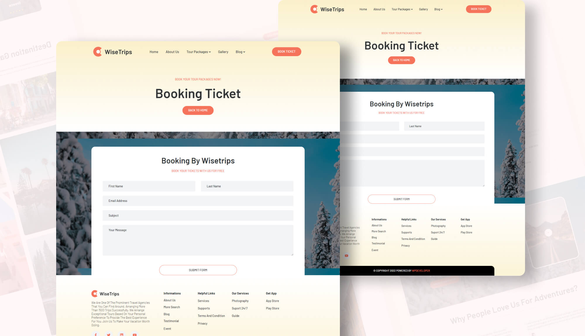 WiseTrips - Travel Agency Template For Elementor Booking Page | Templately