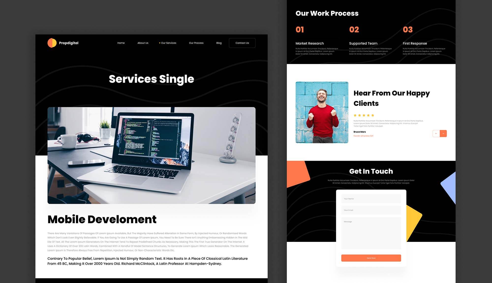 PropDigital - Web Development Agency Template | Templately