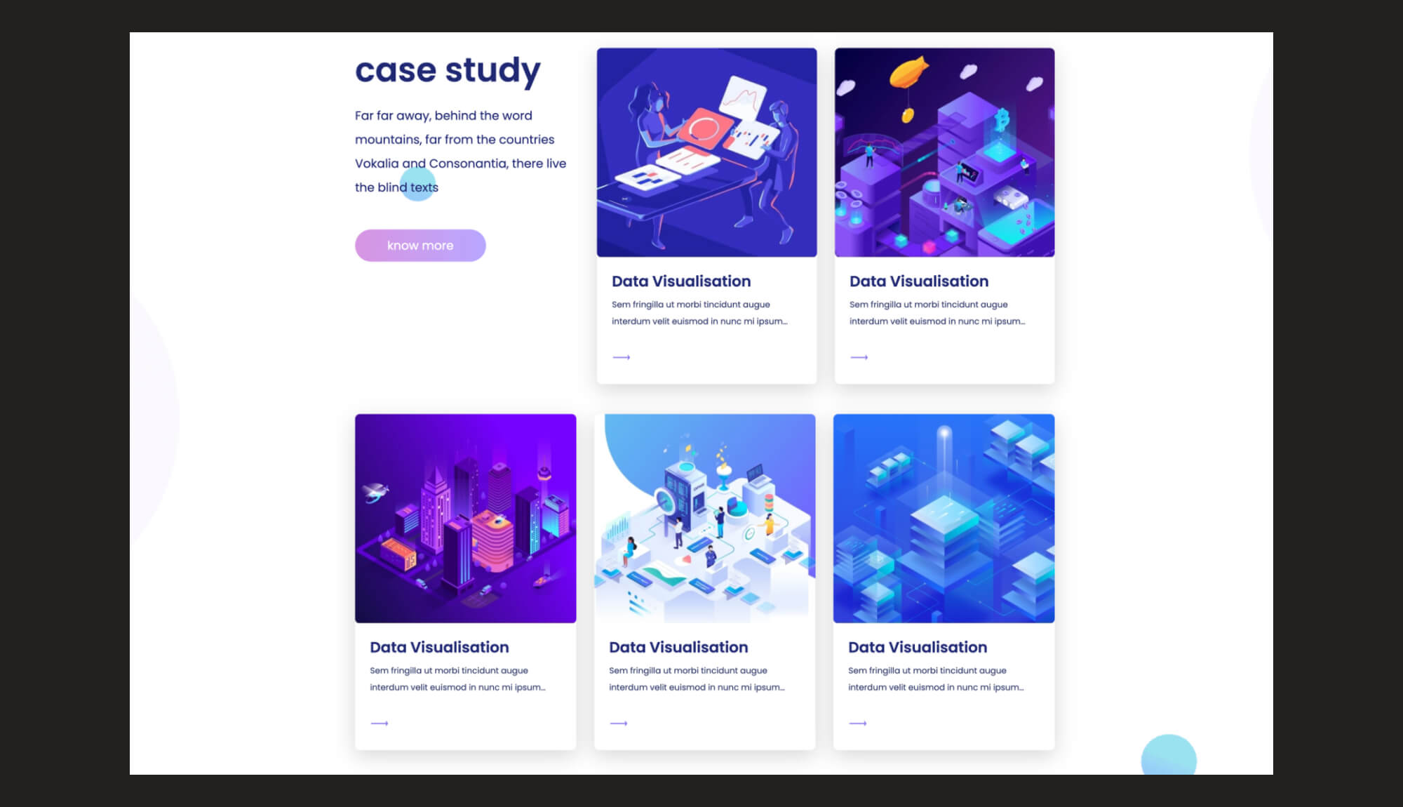 Dlab - Digital Agency Website Template For Gutenberg Case Study Section | Templately