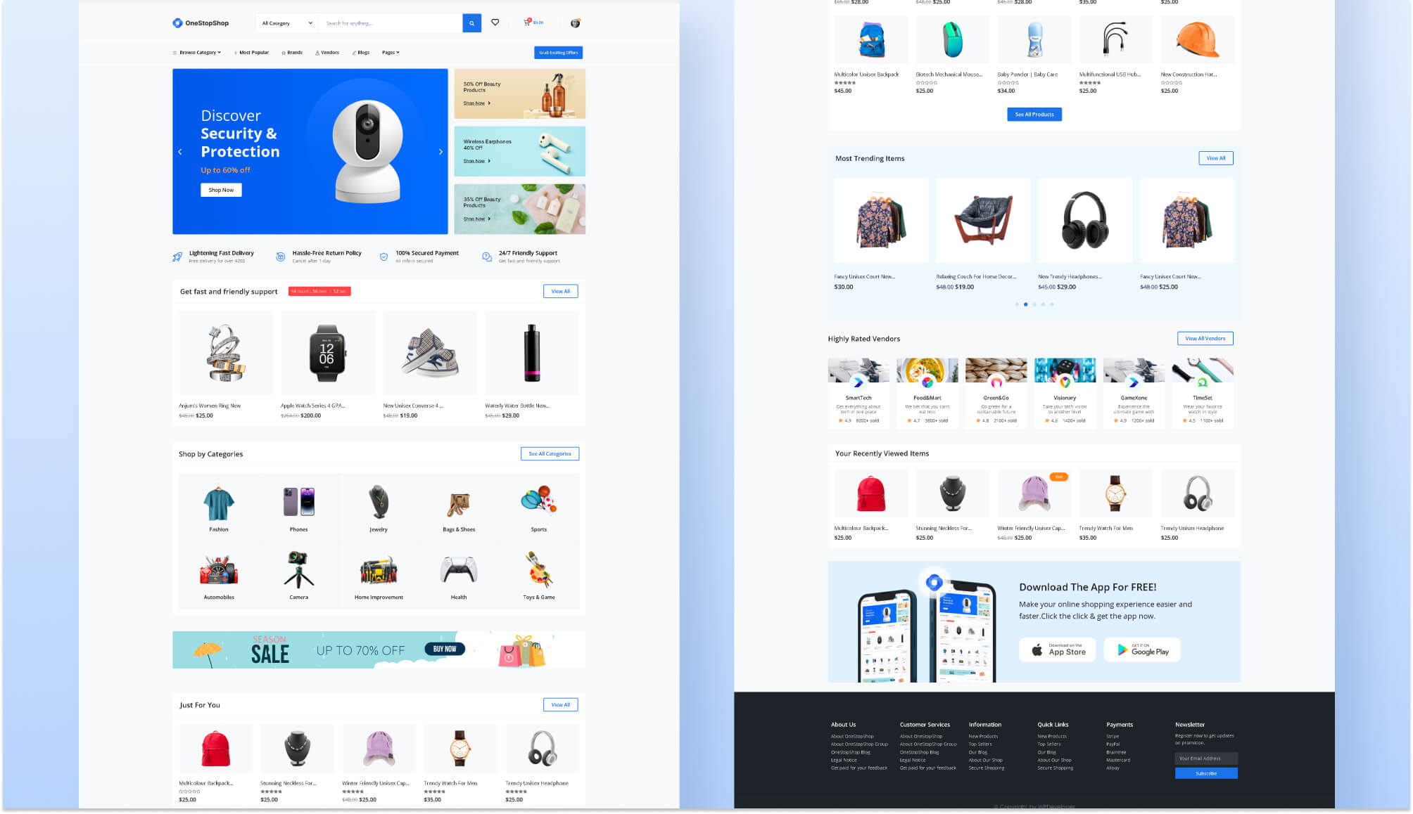 OneStopShop - Multipurpose WooCommerce Template For Elementor Home Page ... OneStopShop - Multipurpose WooCommerce Template For Elementor Home Page ...
