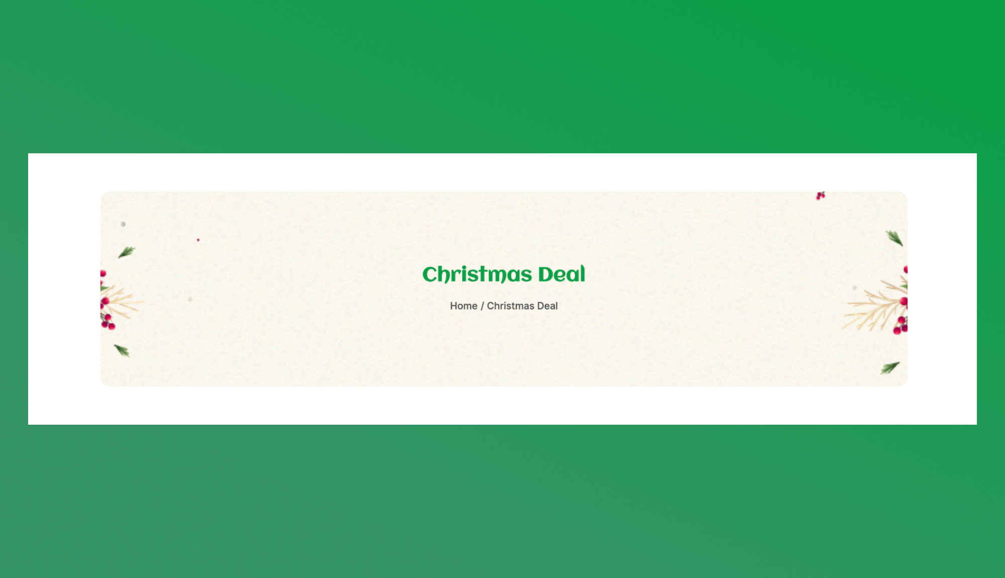 MerryGift - Christmas Website Template For Elementor Breadcrumb Section ...