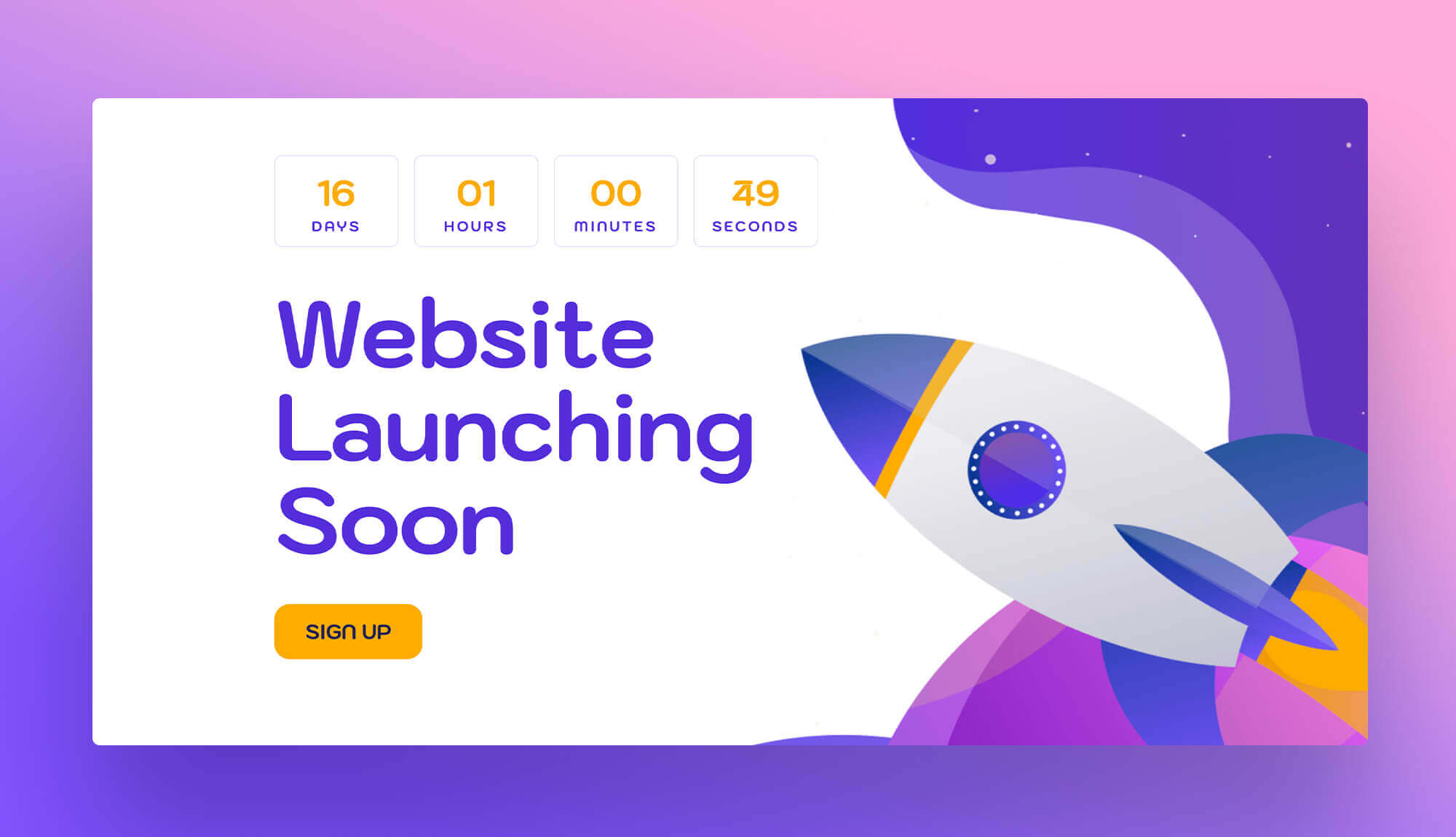 Coming Soon Landing Page 3 | Templately