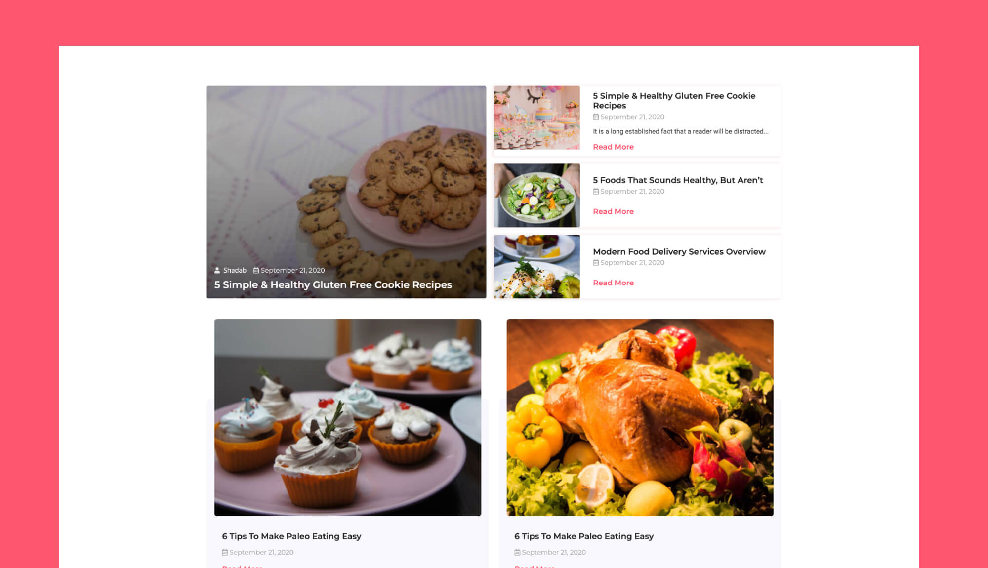 Food Express Food Delivery Template For Elementor Blog Section | Templately