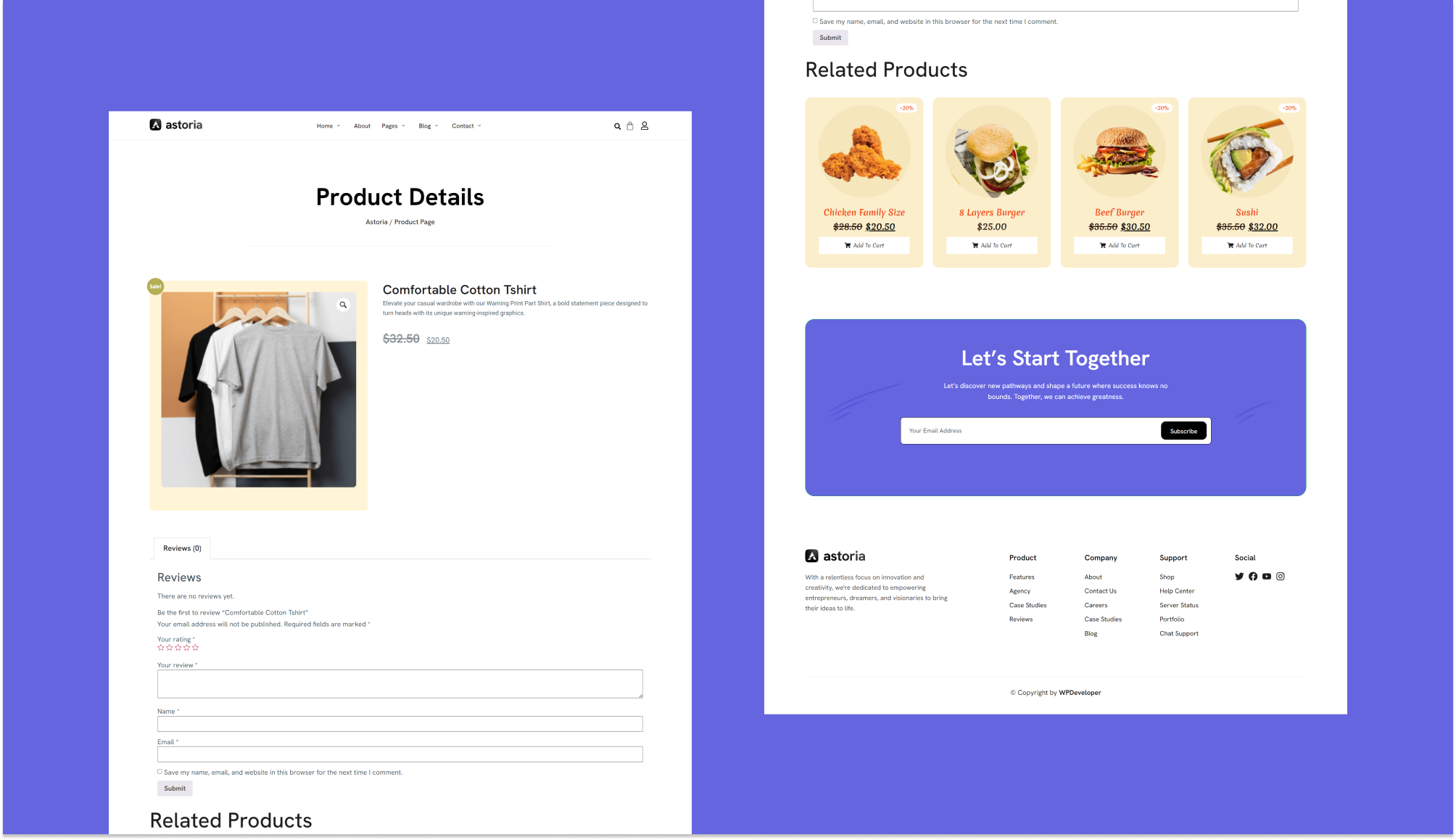 Astoria - Multipurpose Website Template for Elementor Product Details ...