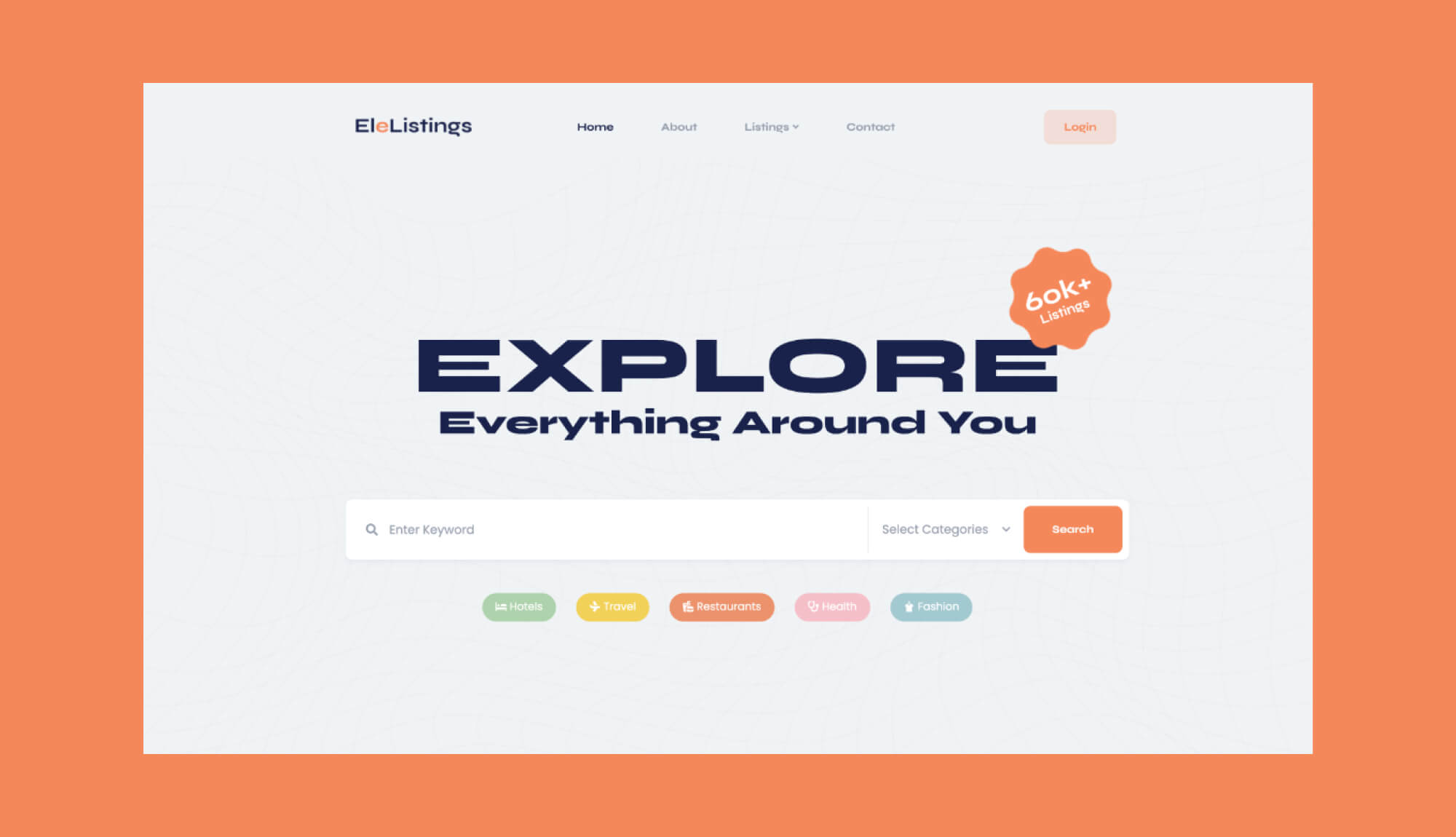 EleListings - Yellowbook/Directory Website Template For Elementor ...