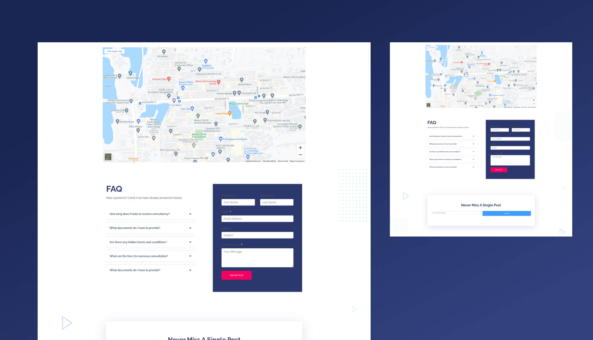 BusinessCube - Business Consultancy Gutenberg Template Contact Page ...