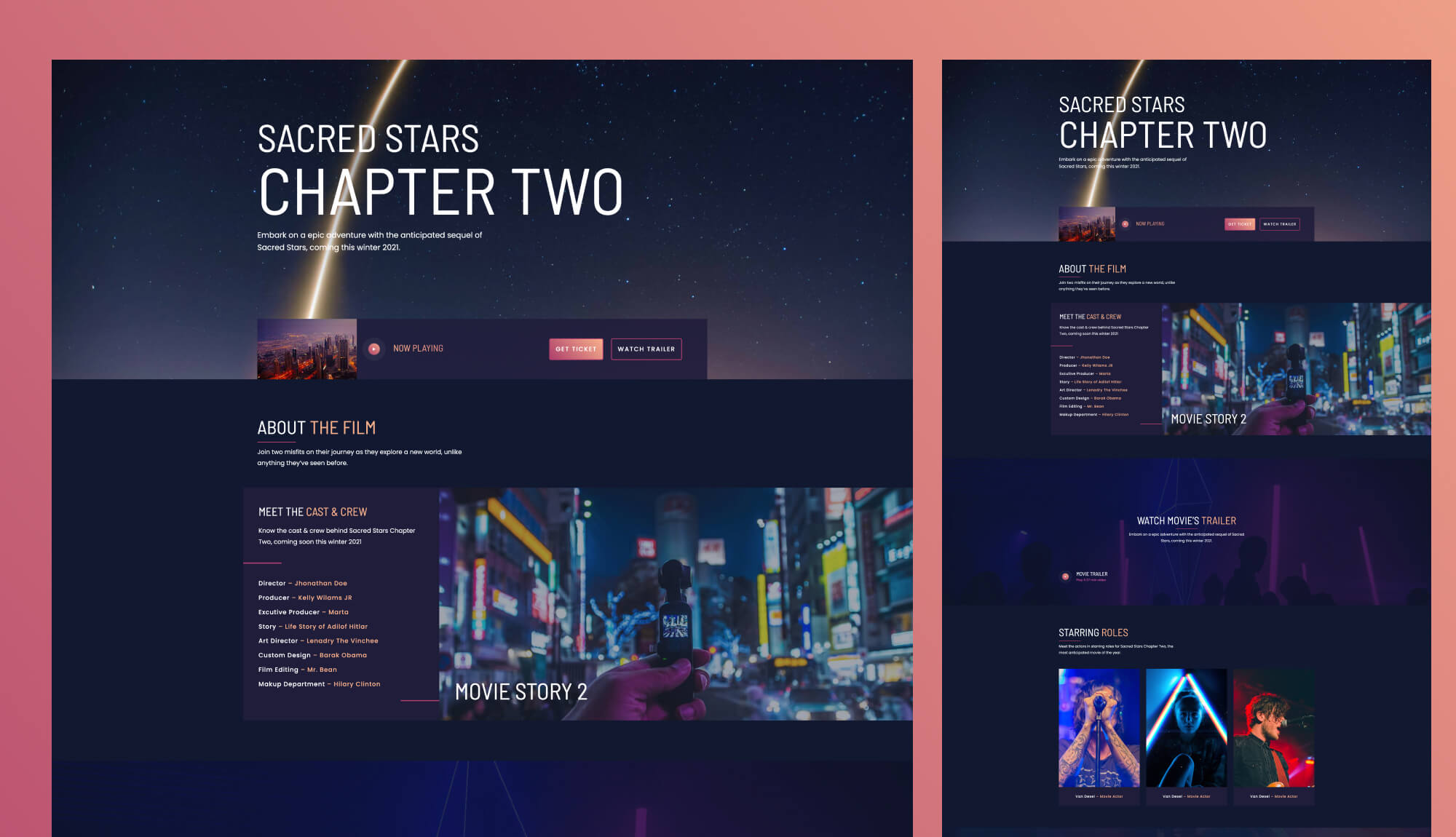 Movie Box - Movie Studio Website For Gutenberg | Templately