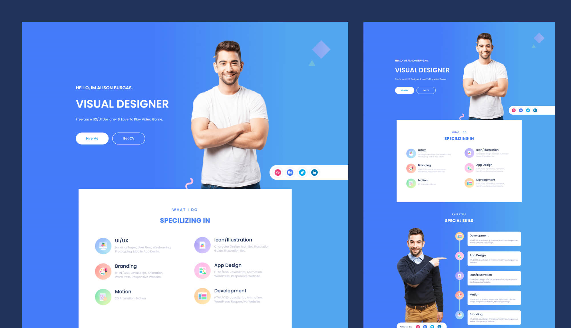 CVTemple - CV Resume Portfolio Gutenberg Template Home Page | Templately