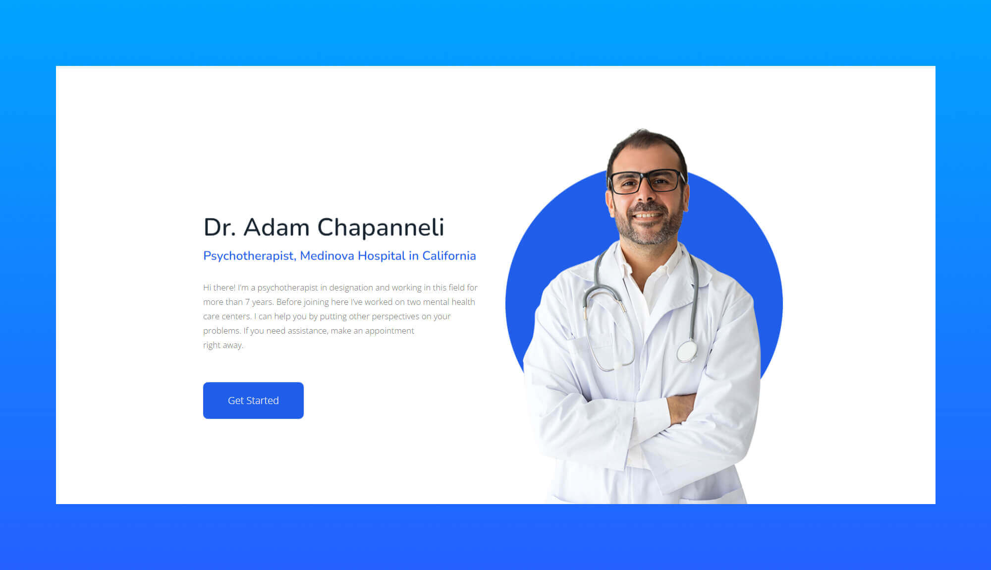 Holistic Wellness - Mental Healthcare Website Profile Section | Templately