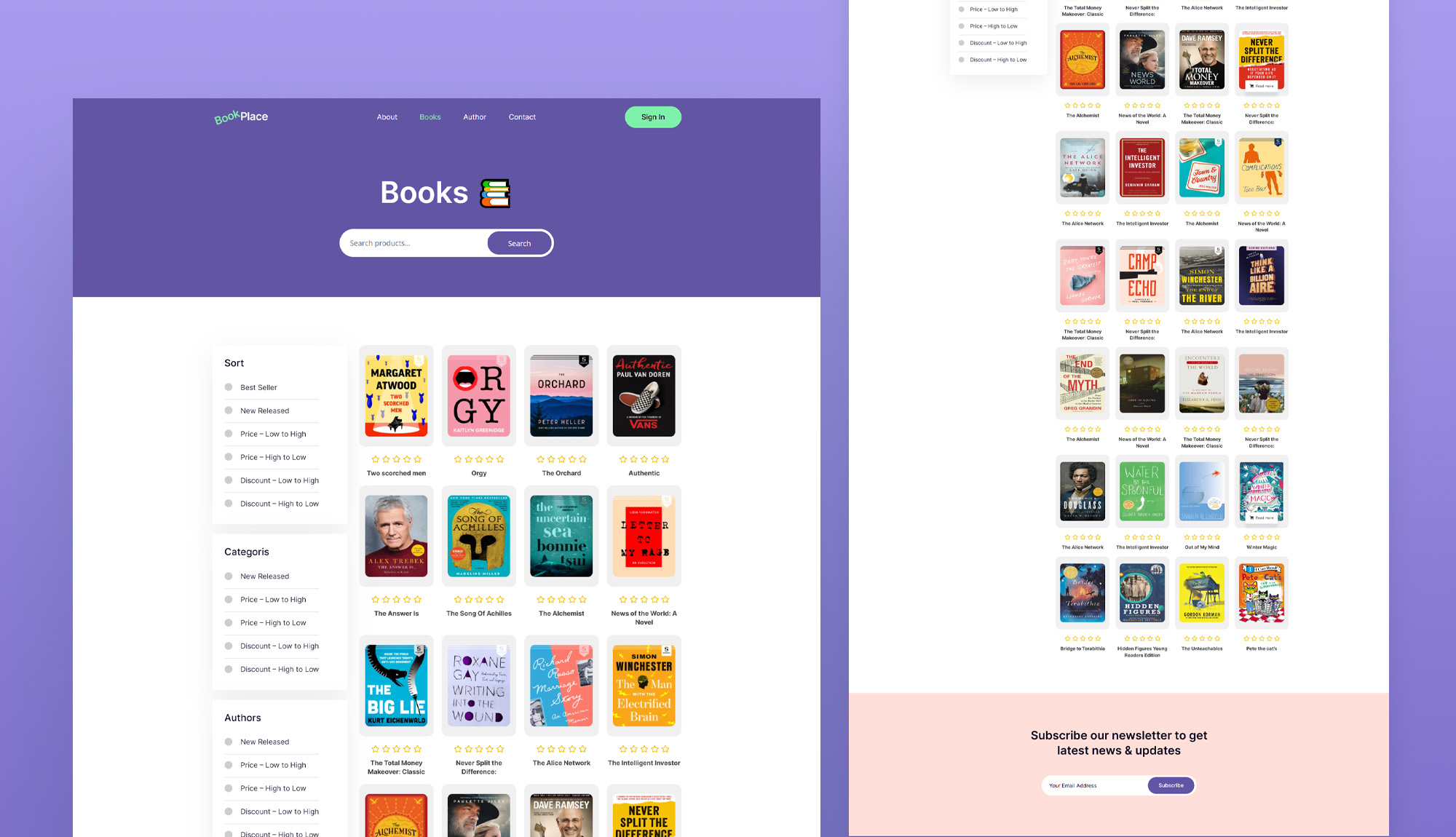 BookPlace - Bookstore Template Pack For Gutenberg Book Page | Templately