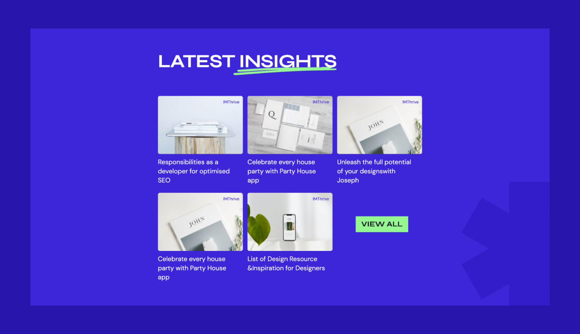 IMThrive - Creative Website Template Pack For Elementor Latest Insights ...