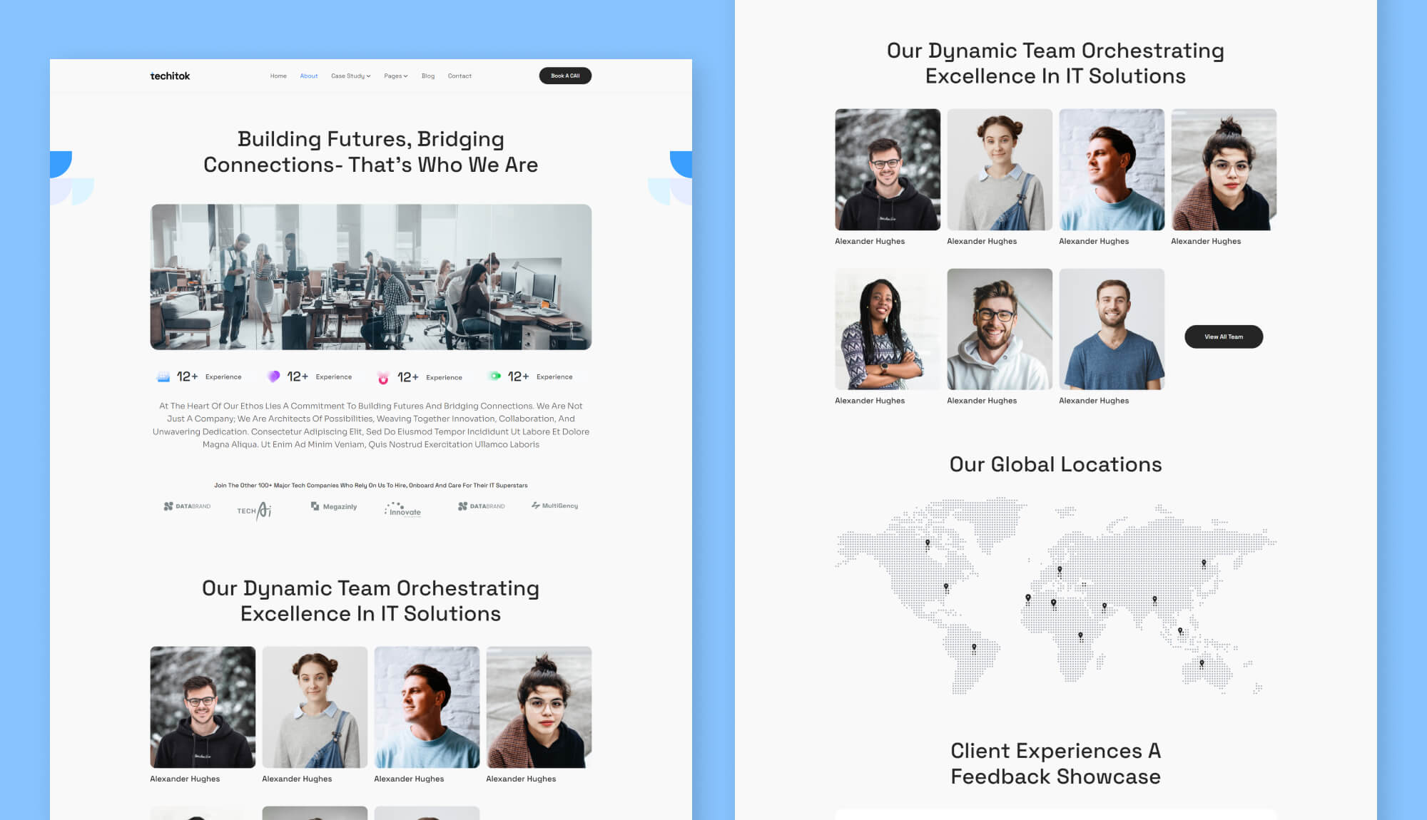 techitok - IT Solution & Business Website Template For Gutenberg About ...