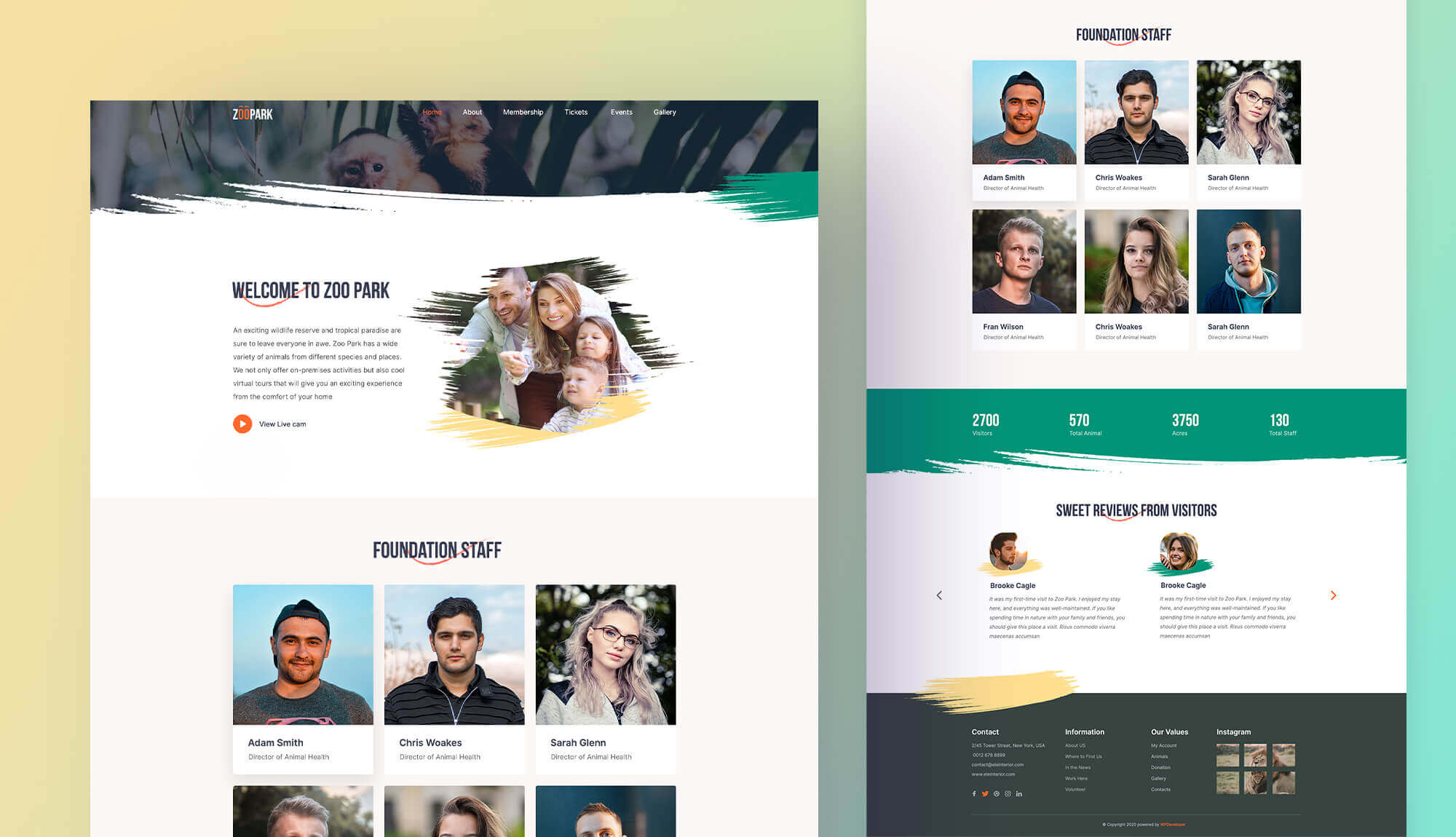 Zoo Park - Safari & Zoo Website Template About Page | Templately