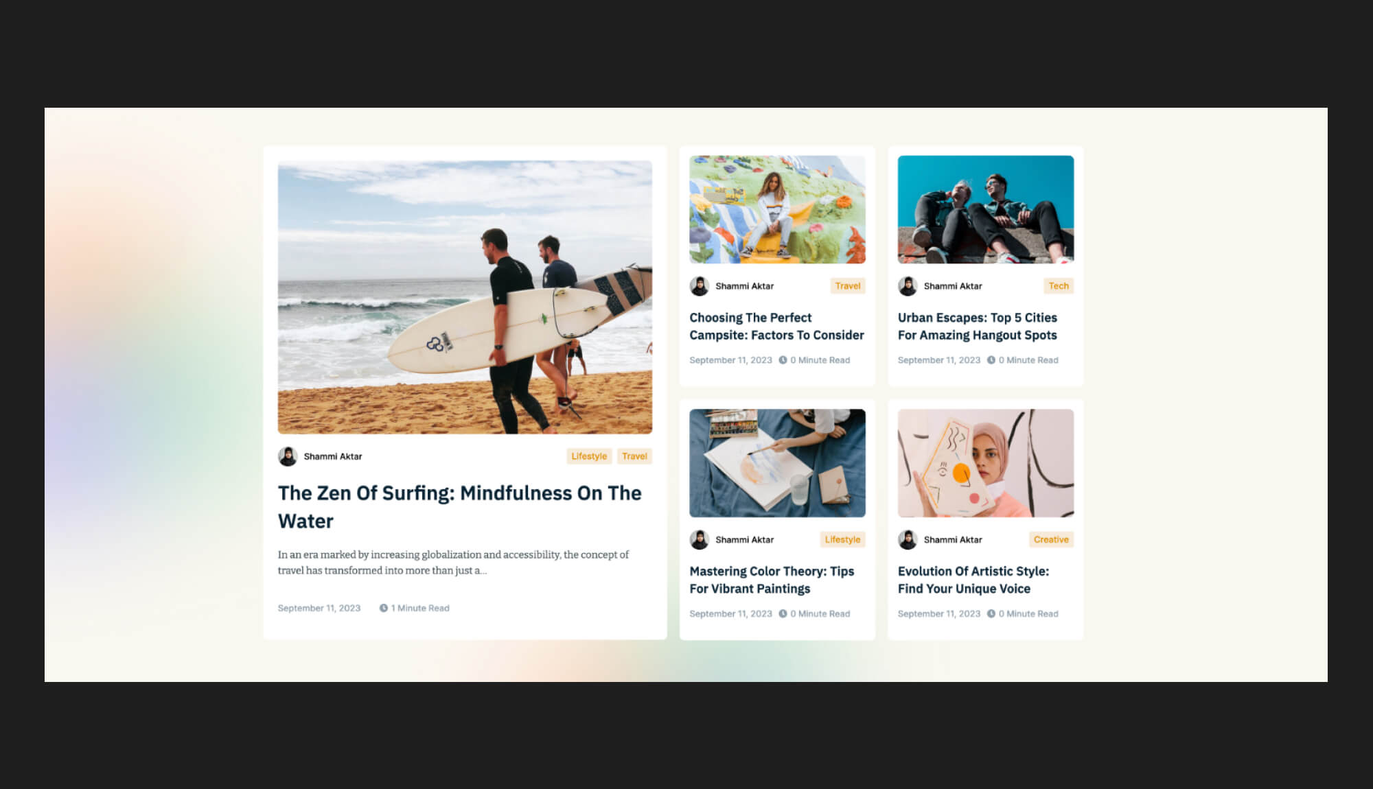 BloggerZen - Blogging Website Template For Gutenberg Featured Posts ...