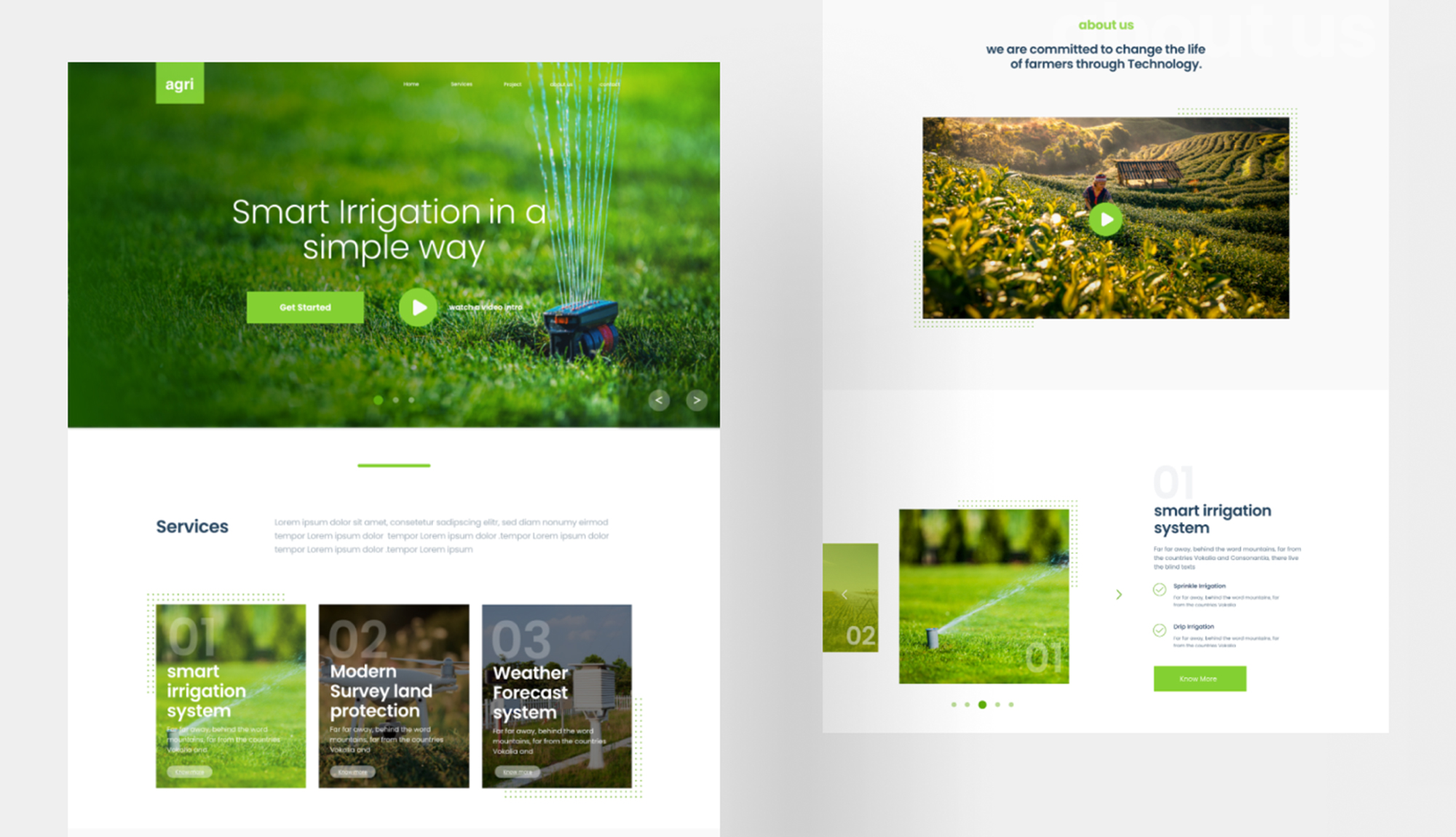 AgriTech Header | Templately