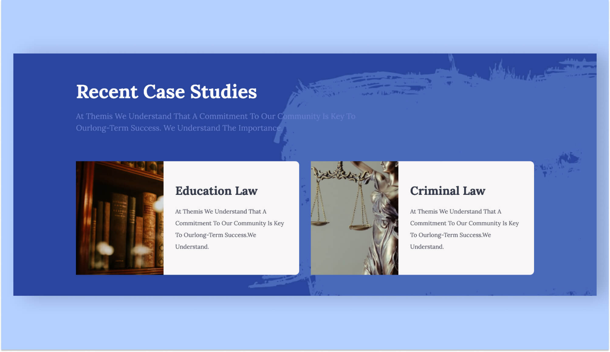 Alex Law - Lawyer Personal Website Template For Gutenberg Case Studies ...