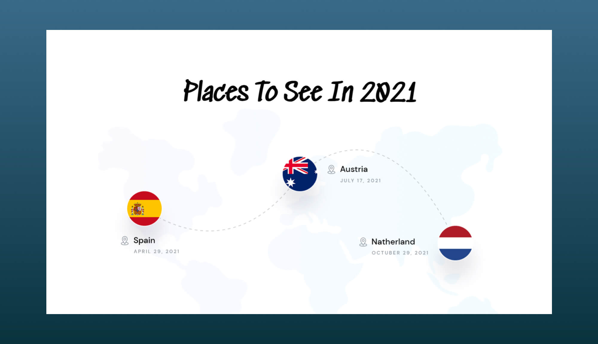Wanderly - Travel Blog Gutenberg Template Map Section | Templately