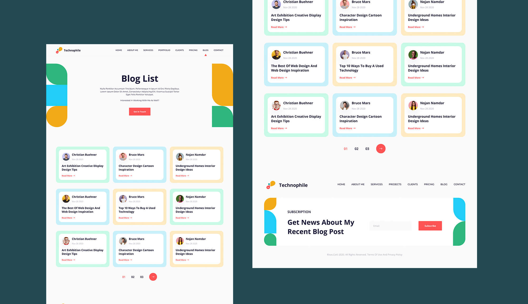 Technophile - Tech Freelancer Portfolio Website | Templately