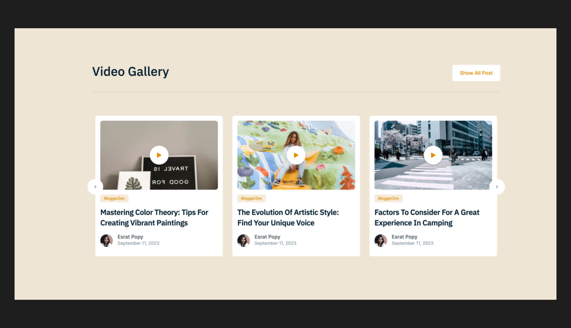BloggerZen - Blogging Website Template For Elementor Post Slider ...