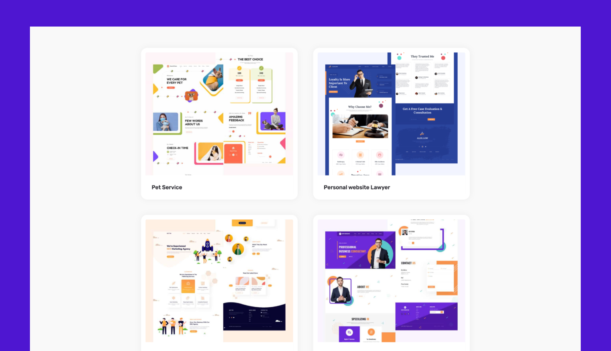 Michiel - Personal Web Developer Website Portfolio Section | Templately