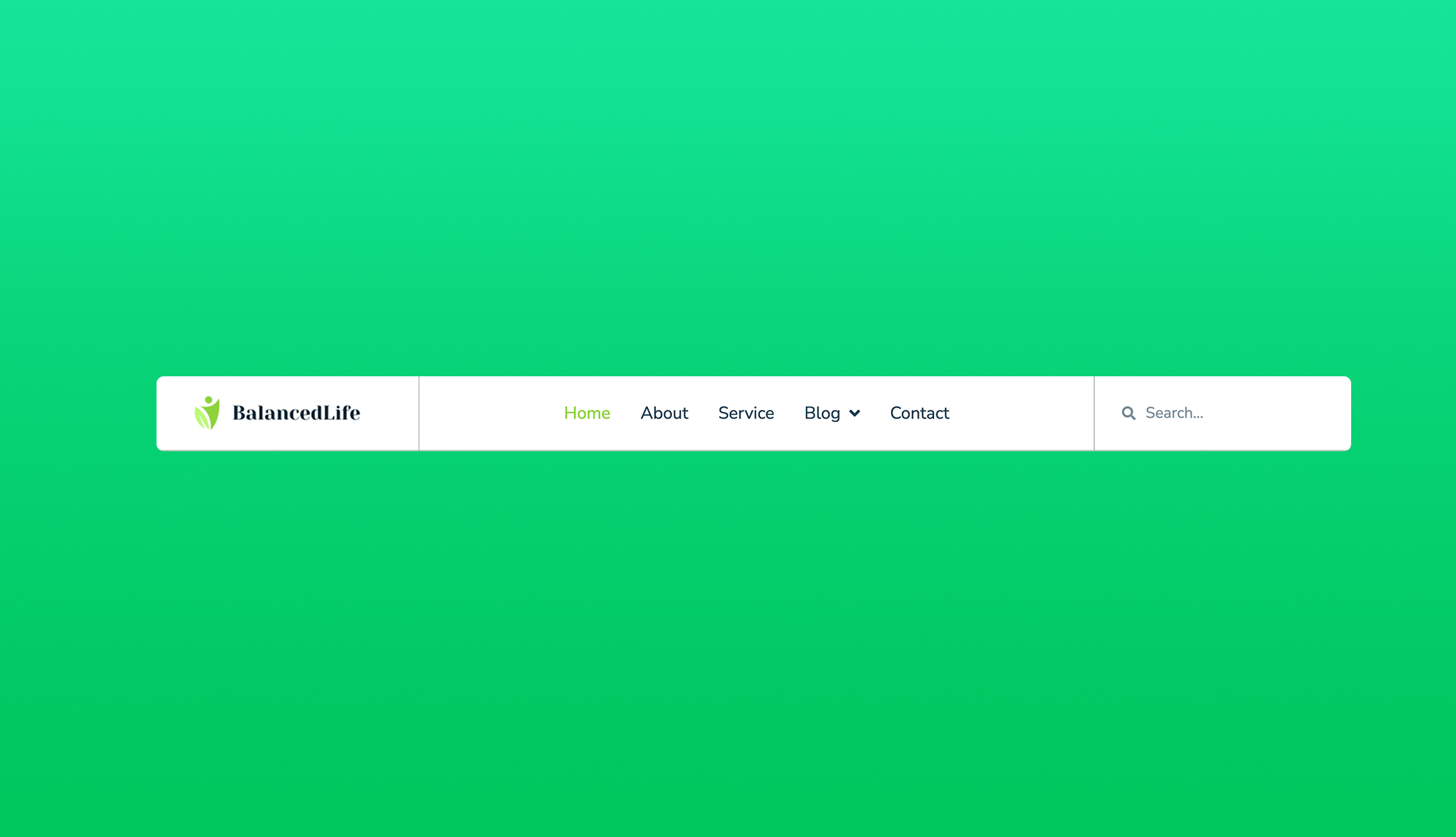 BalancedLife - Health & Wellness Website Template For Gutenberg Header ...