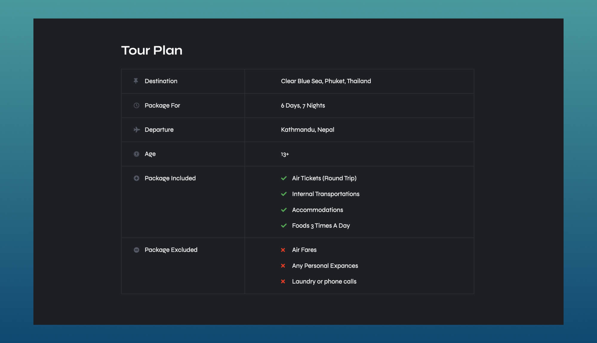 ExploreLy - Travel Agency Website For Elementor Tour Plans Section ...