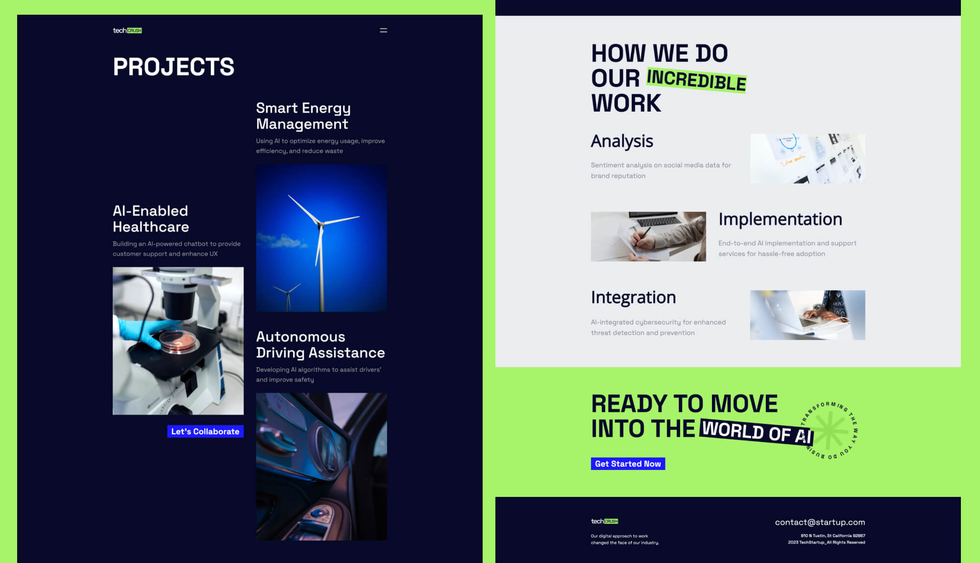 techCRUSH - Tech Startup Template For Gutenberg Projects Page | Templately