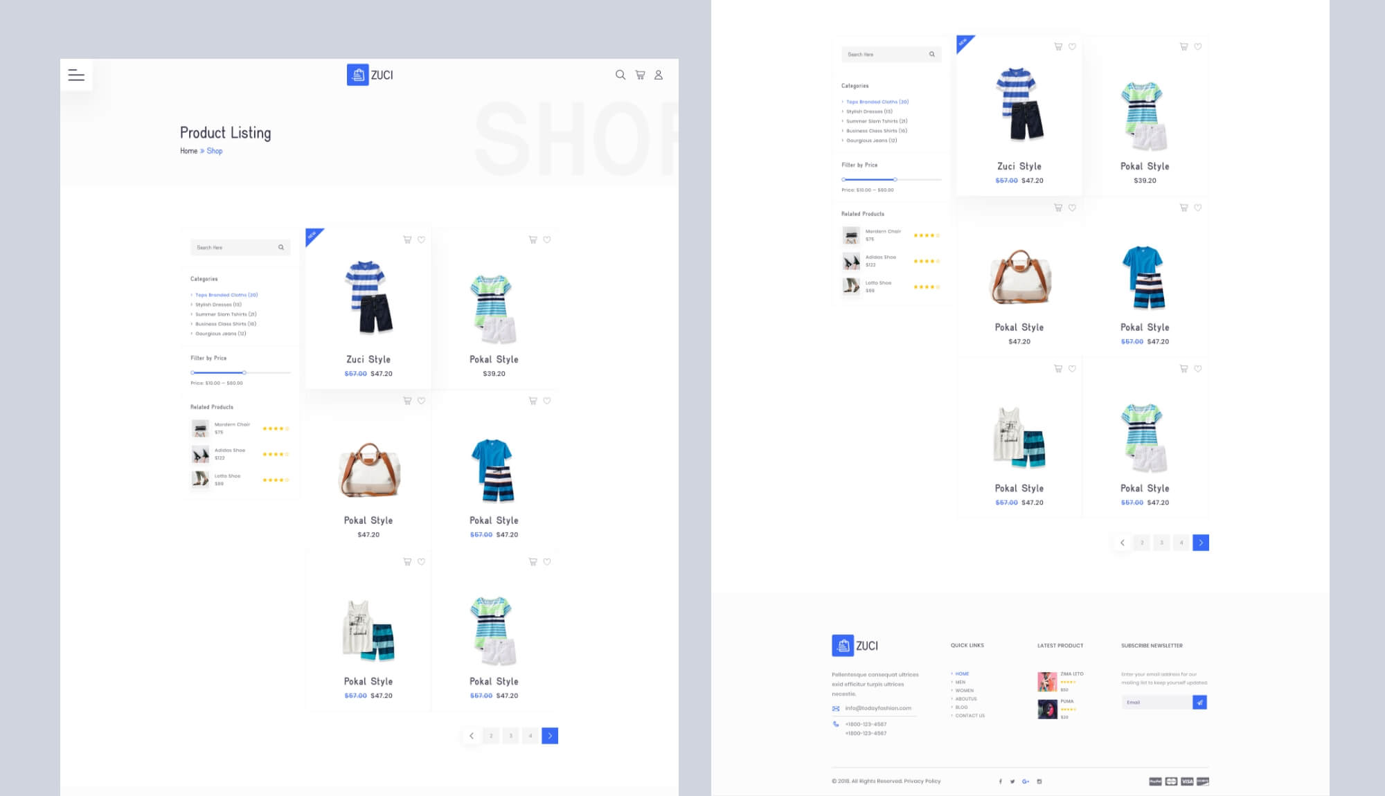 EleCommerce E-commerce Shop Page | Templately
