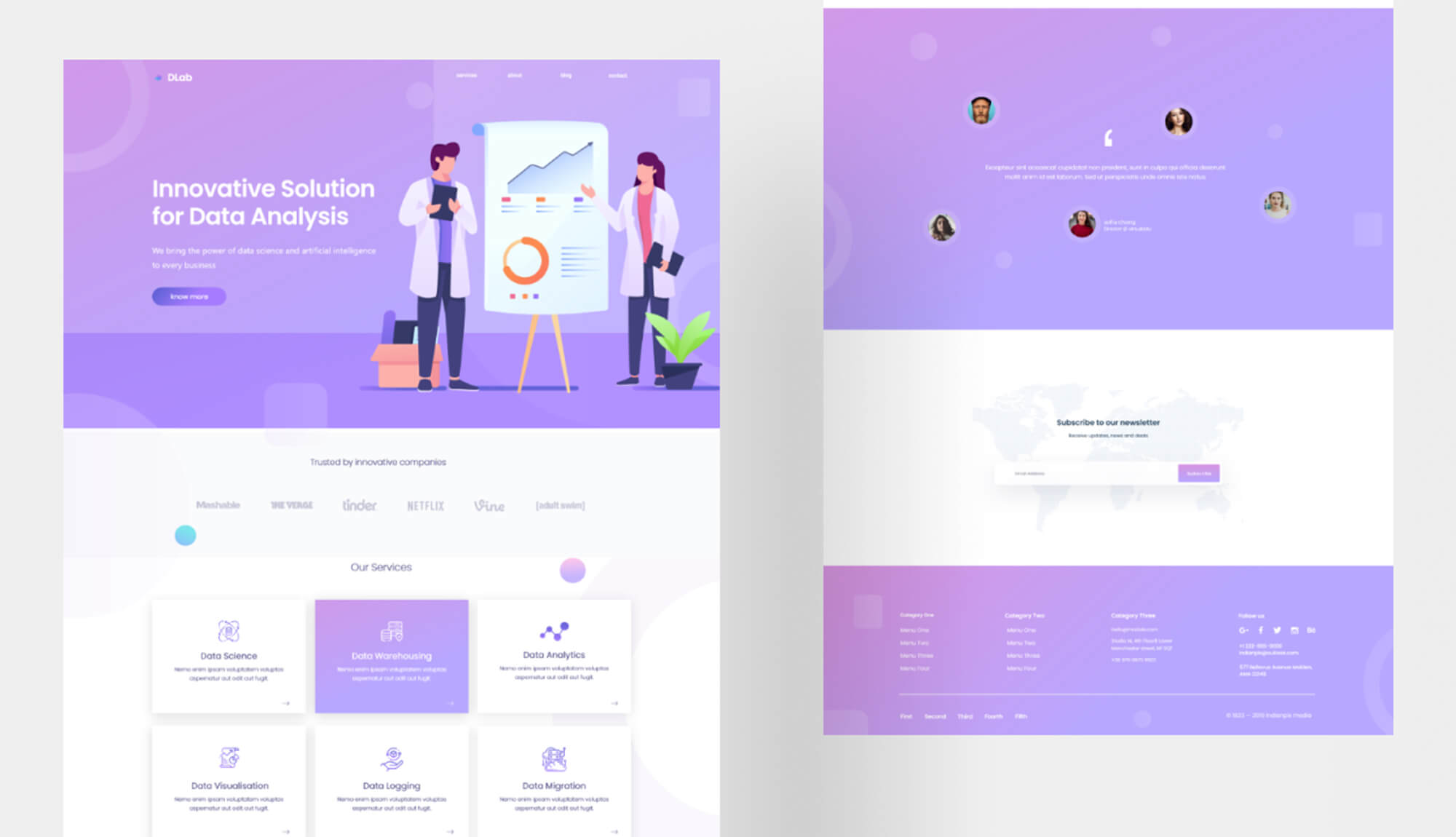 Dlab Header | Templately