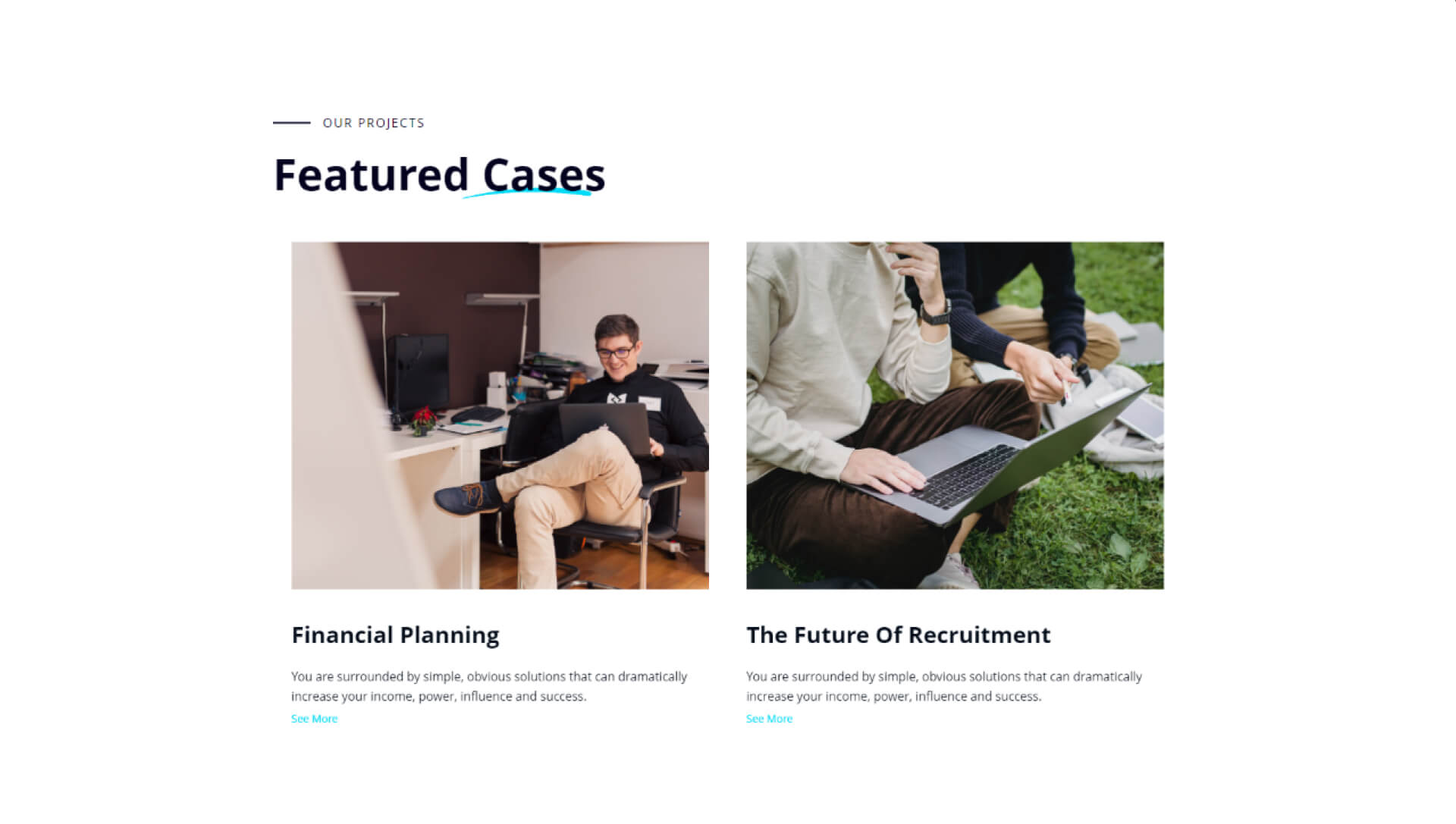 Syntax Projects Section For Gutenberg | Templately
