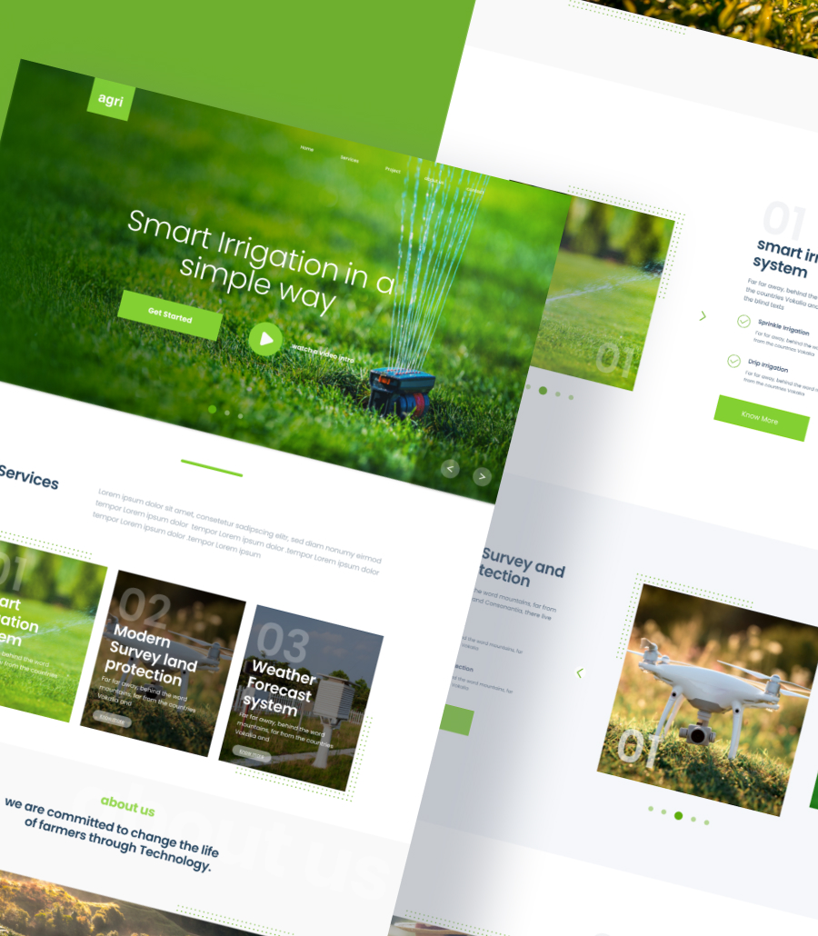 AgriTech Agricultural Website Template | Templately