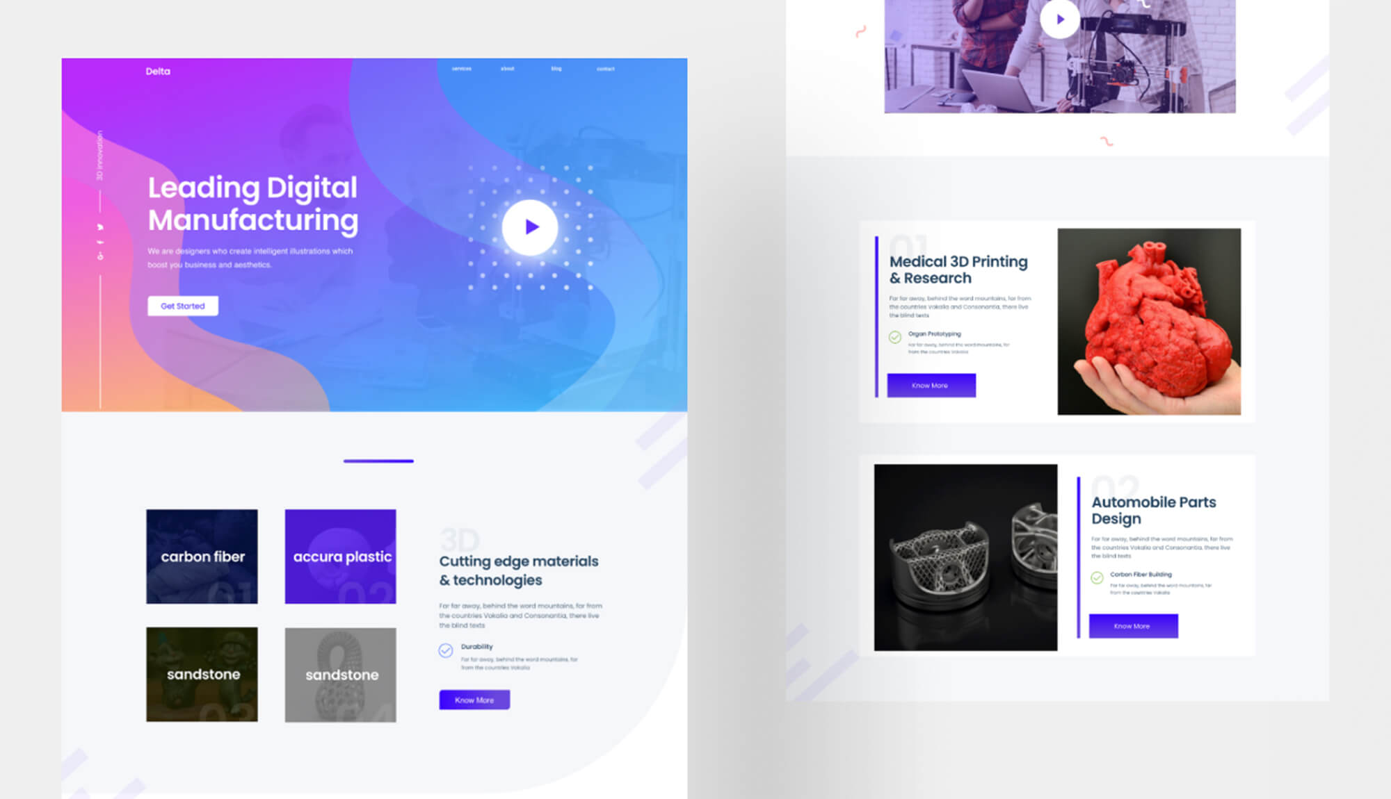 Delta Creative Agency Template | Templately