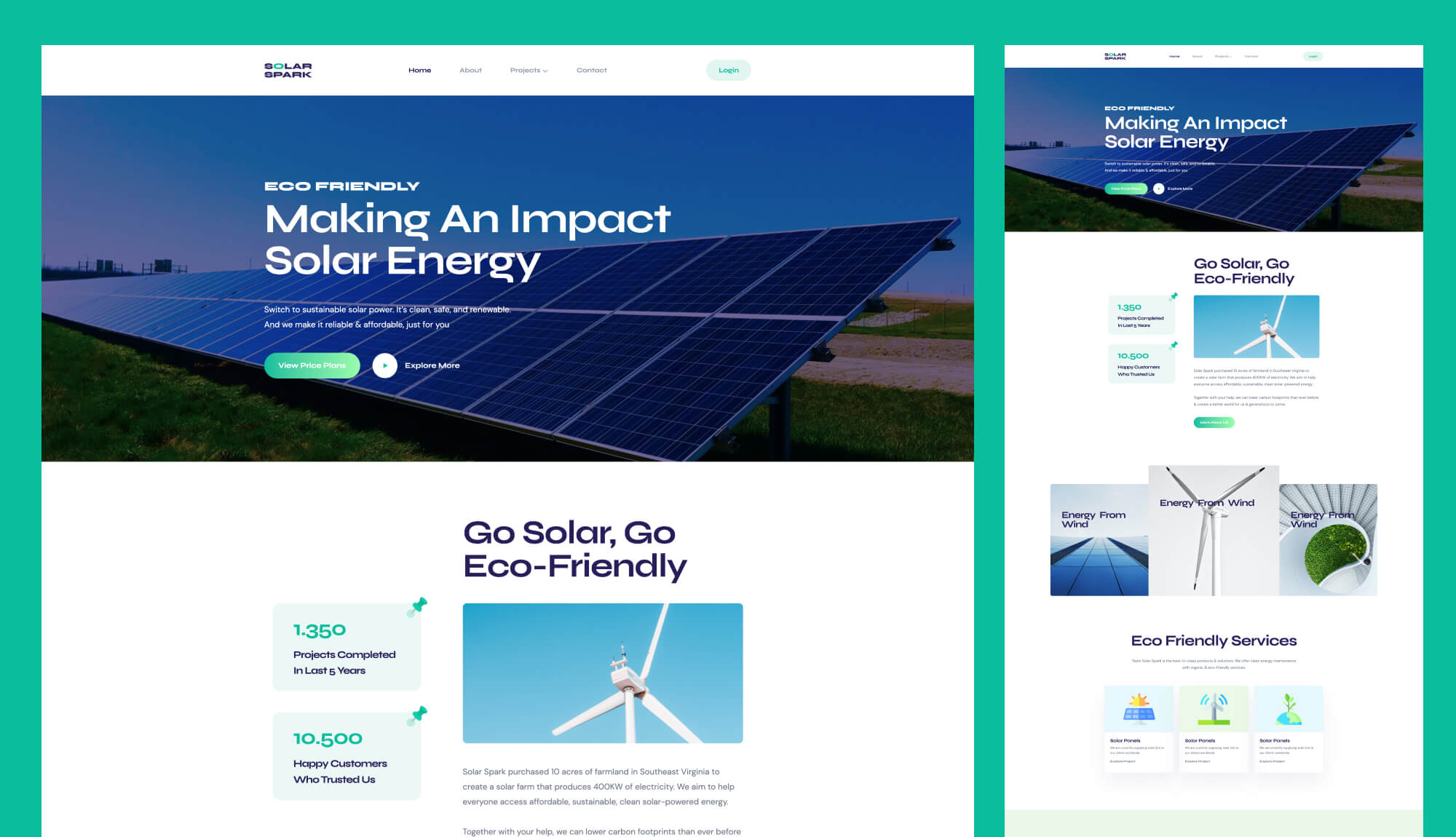 Solar Spark- Power Energy Website Template For Gutemberg | Templately