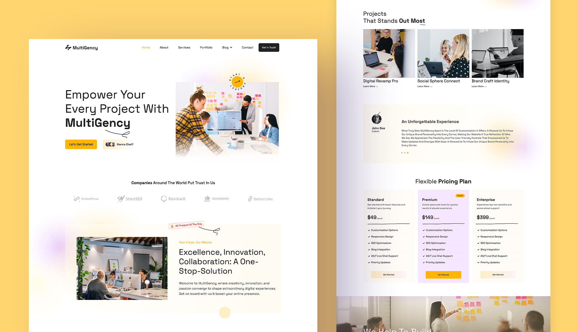 MultiGency - Multipurpose Website Template For Elementor | Templately